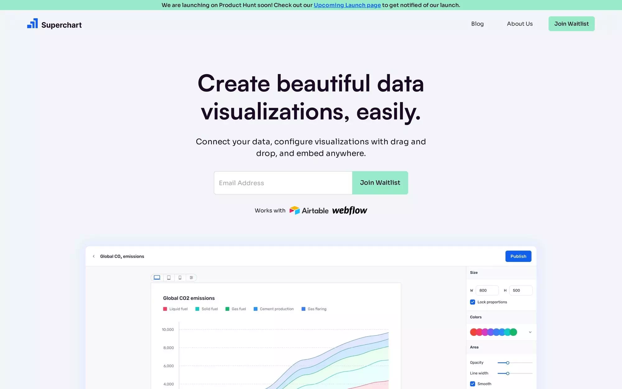 Superchart [App] No-Code Supply Co.