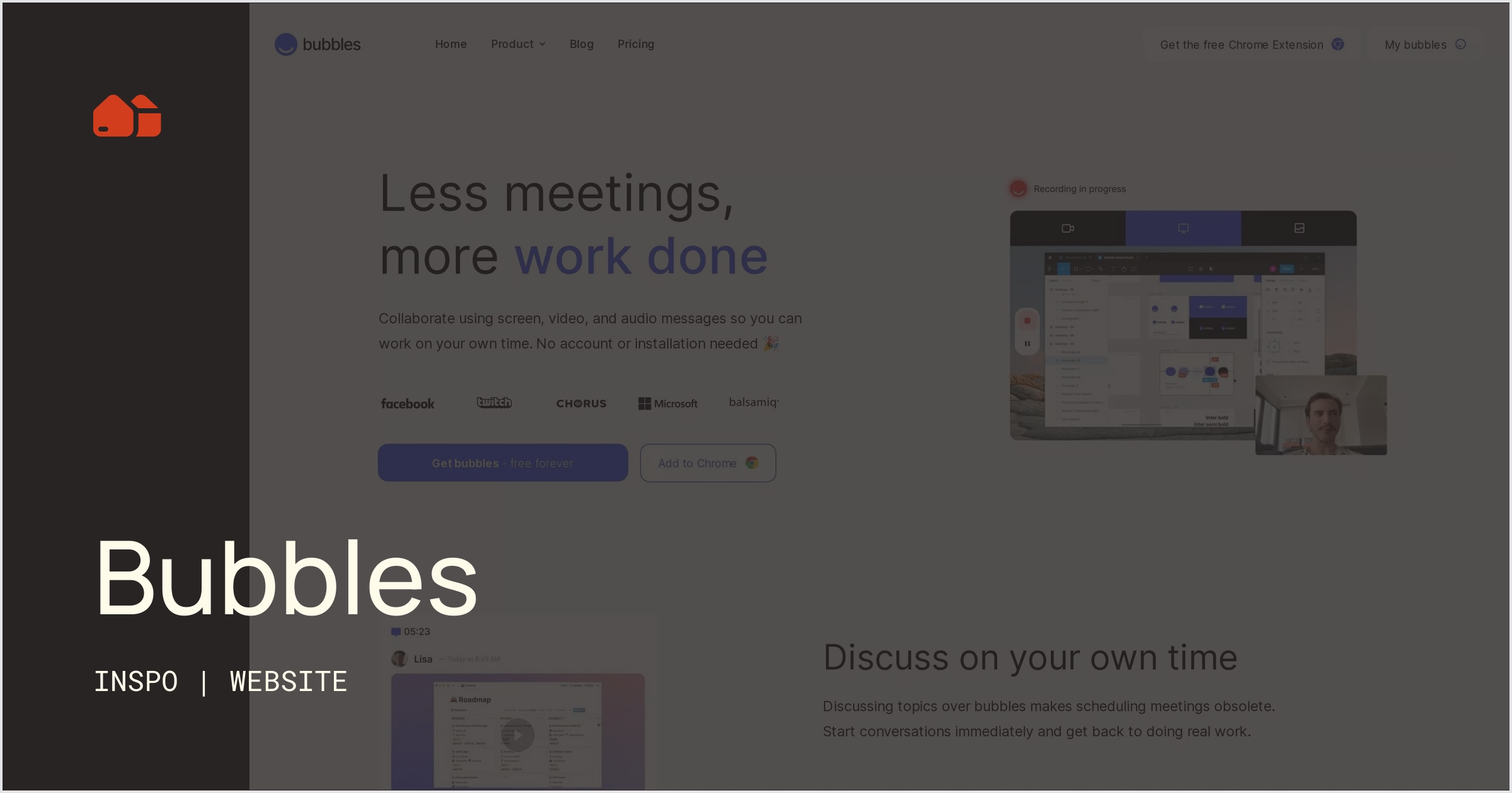 Bubbles [Website] No-Code Supply Co.