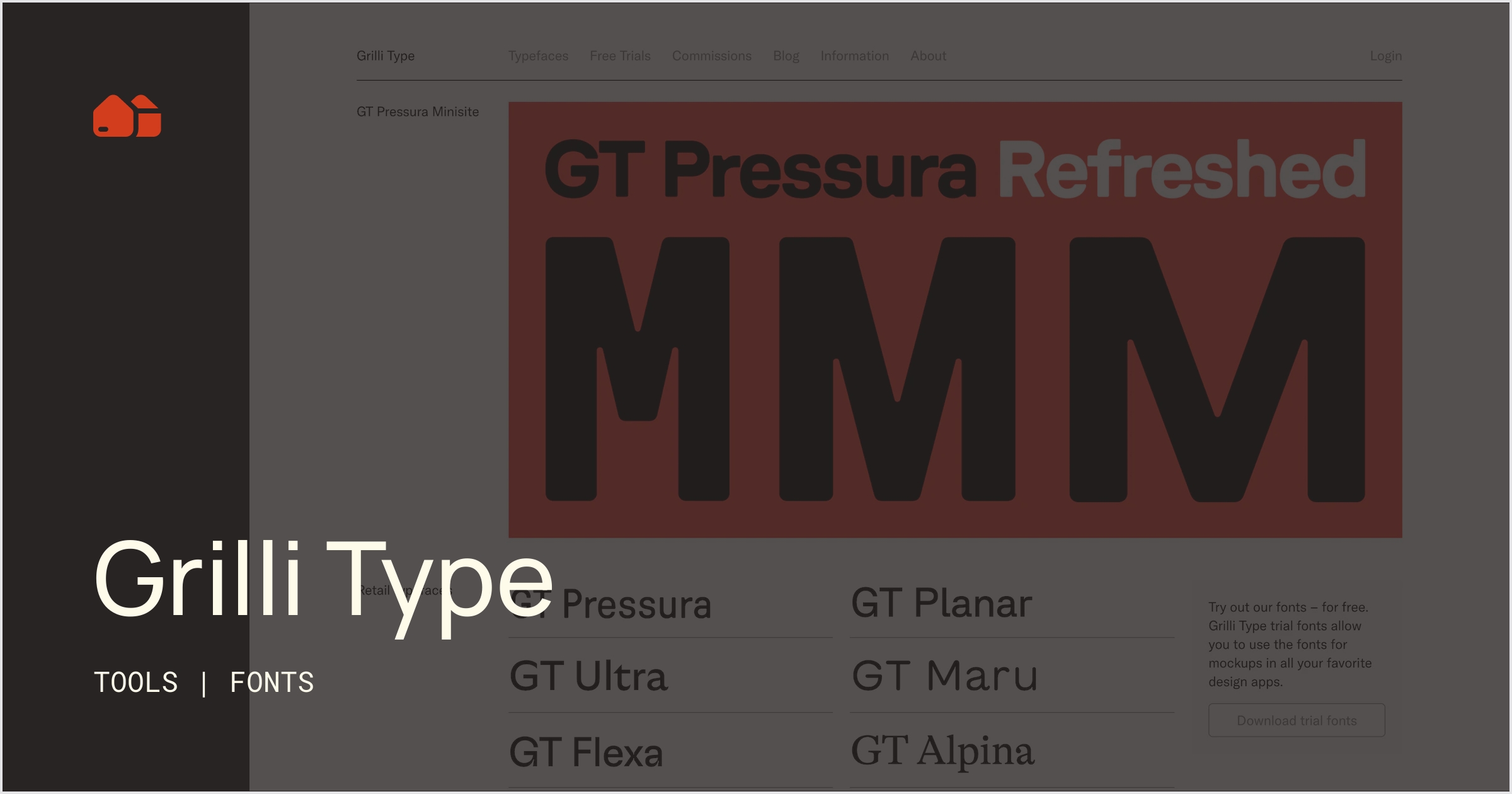 Grilli Type [Fonts] No-Code Supply Co.