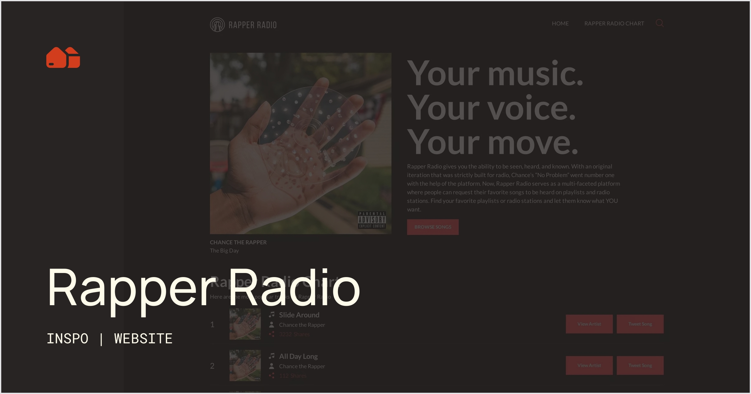Rapper Radio [Website] No-Code Supply Co.