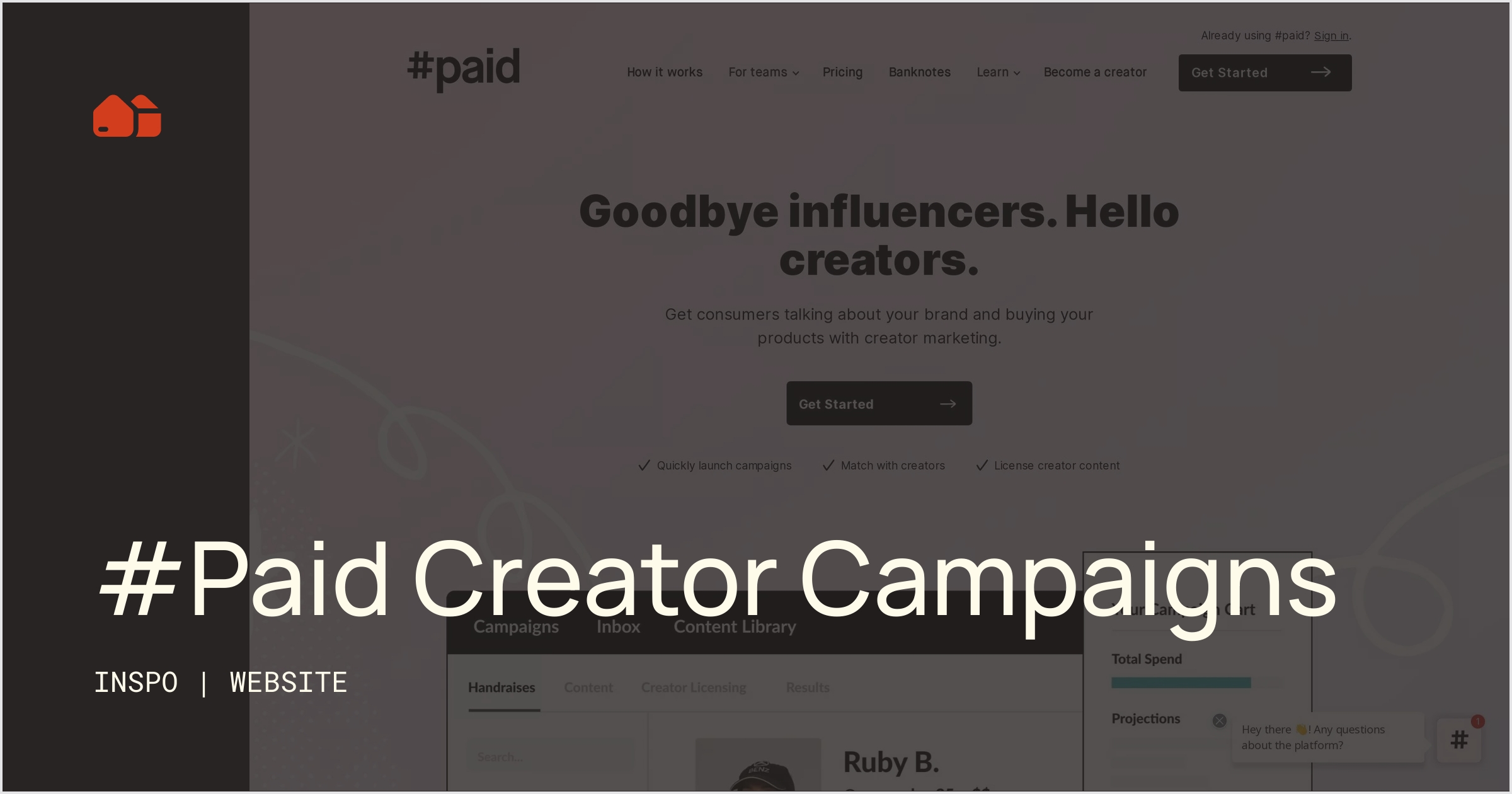 #Paid Creator Campaigns [Website] No-Code Supply Co.