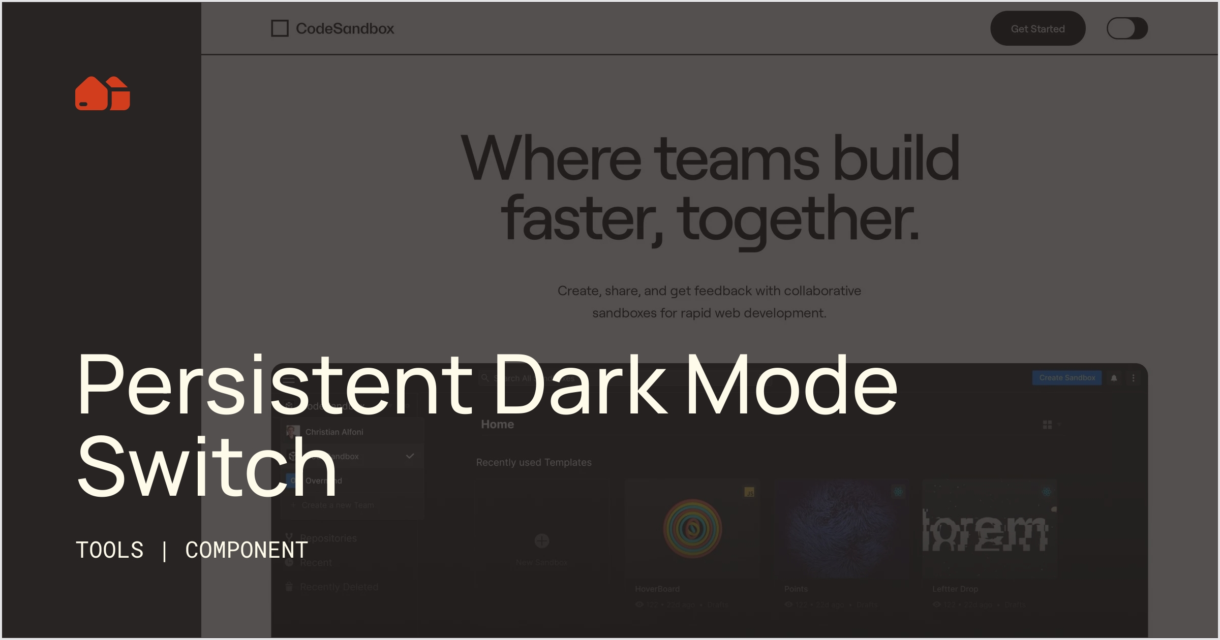 Persistent Dark Mode Switch [Component] No-Code Supply Co.