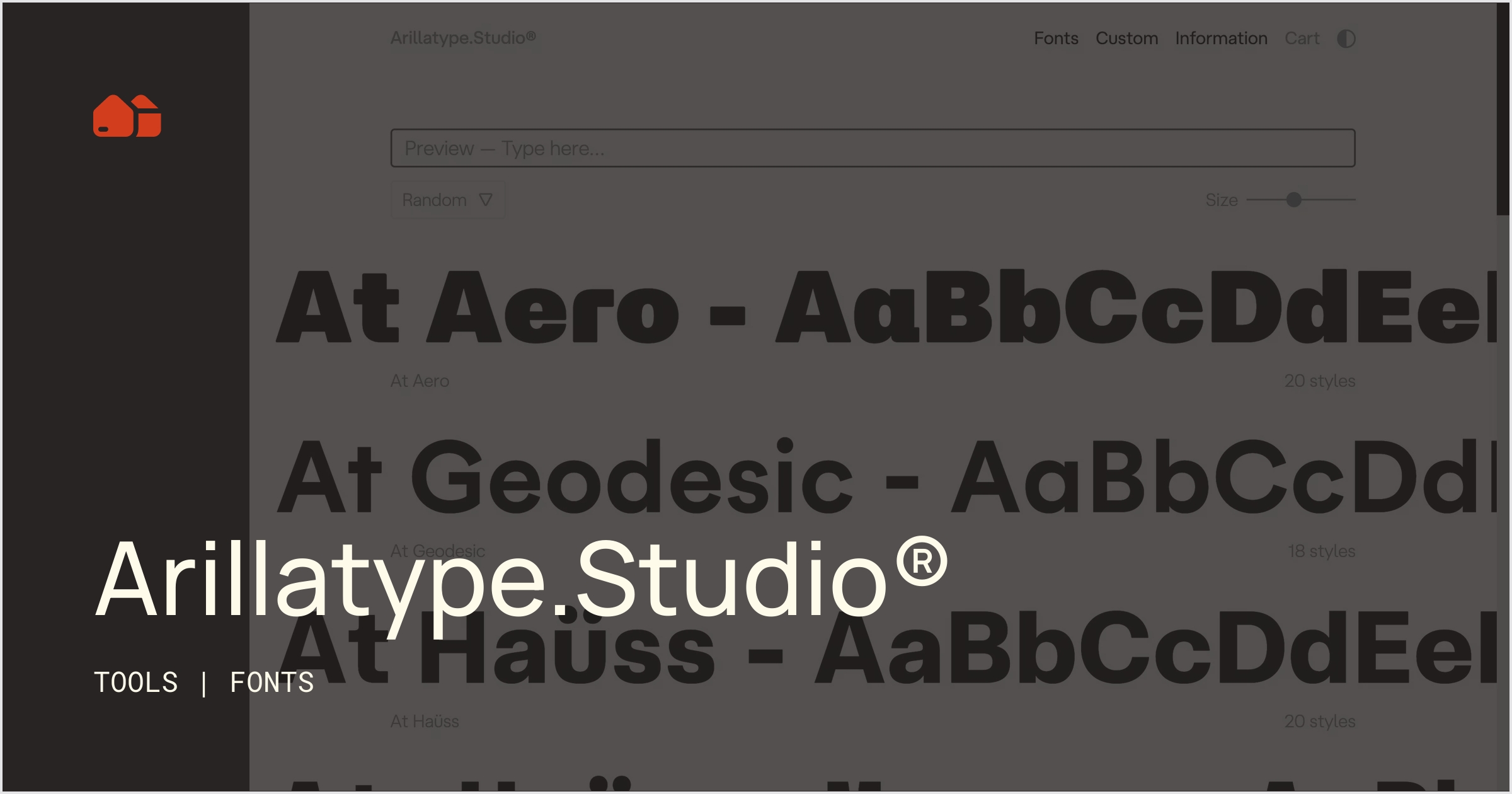 Arillatype.Studio® [Fonts] No-Code Supply Co.