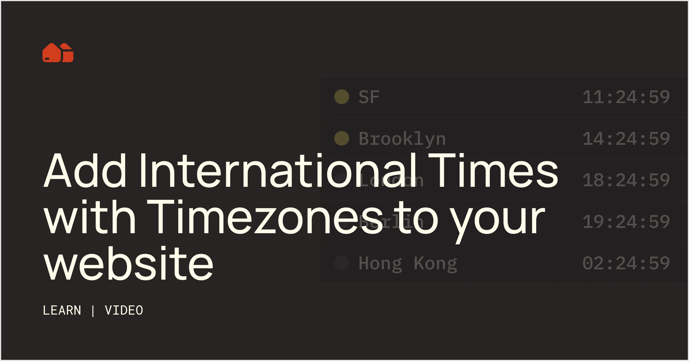 Add International Times with Timezones to your website [Video] No-Code ...