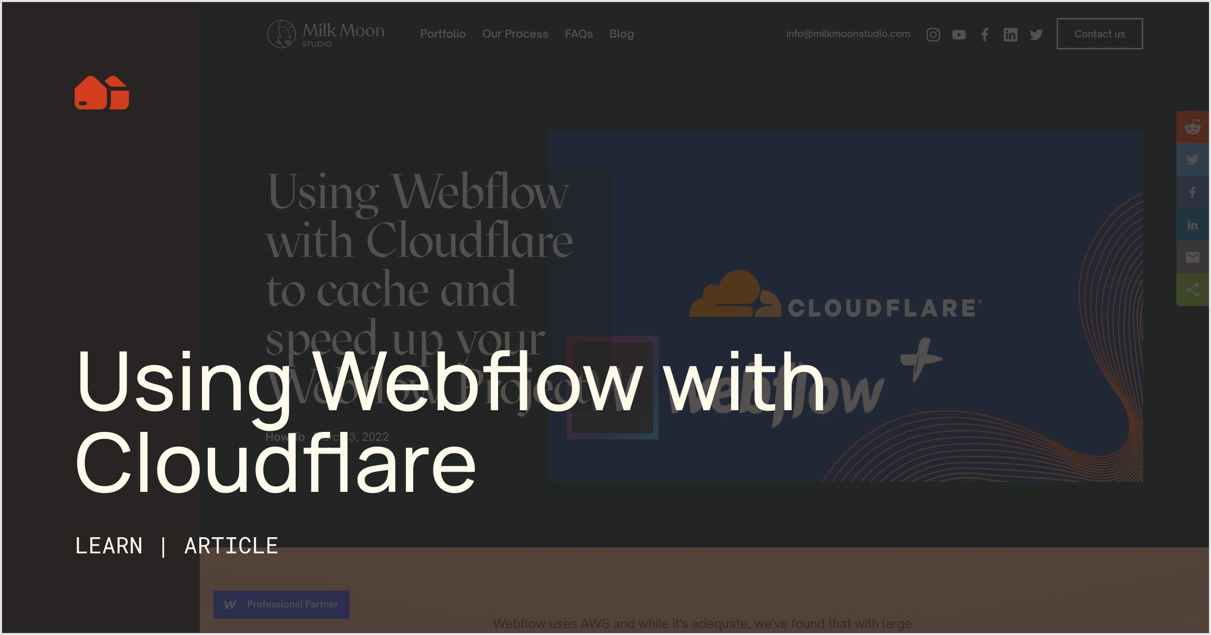Using Webflow with Cloudflare [Article] No-Code Supply Co.