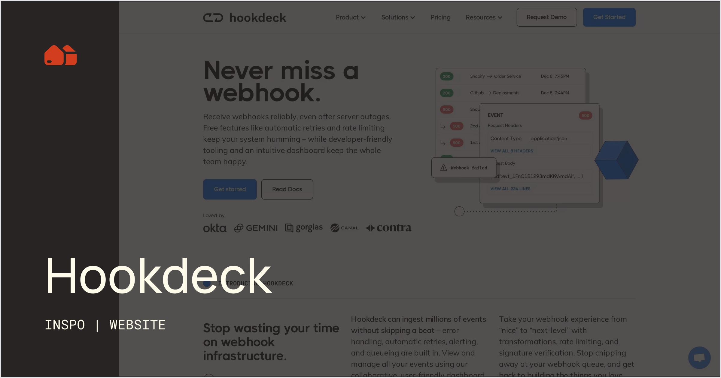Hookdeck [Website] No-Code Supply Co.