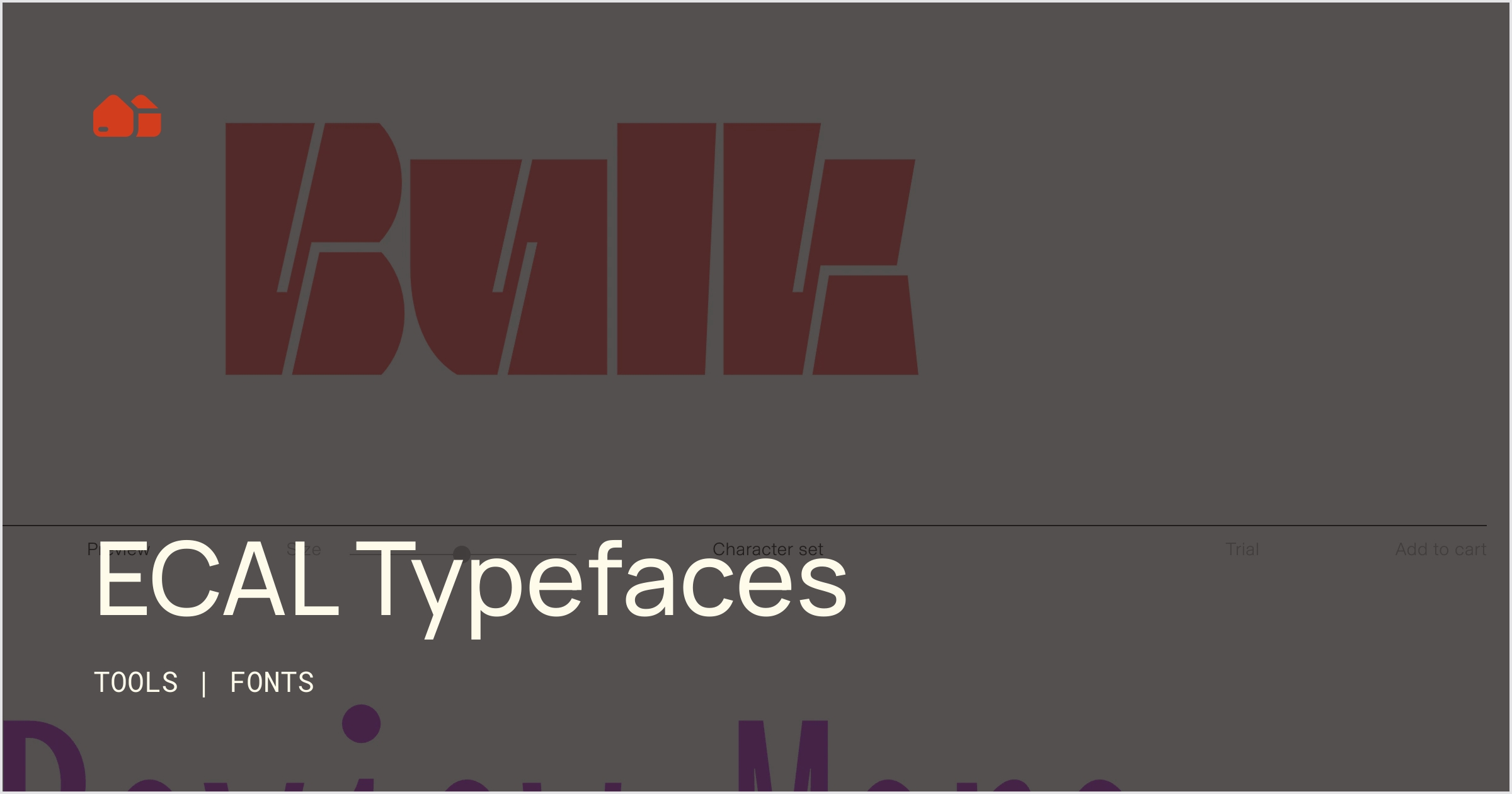 ECAL Typefaces [Fonts] No-Code Supply Co.