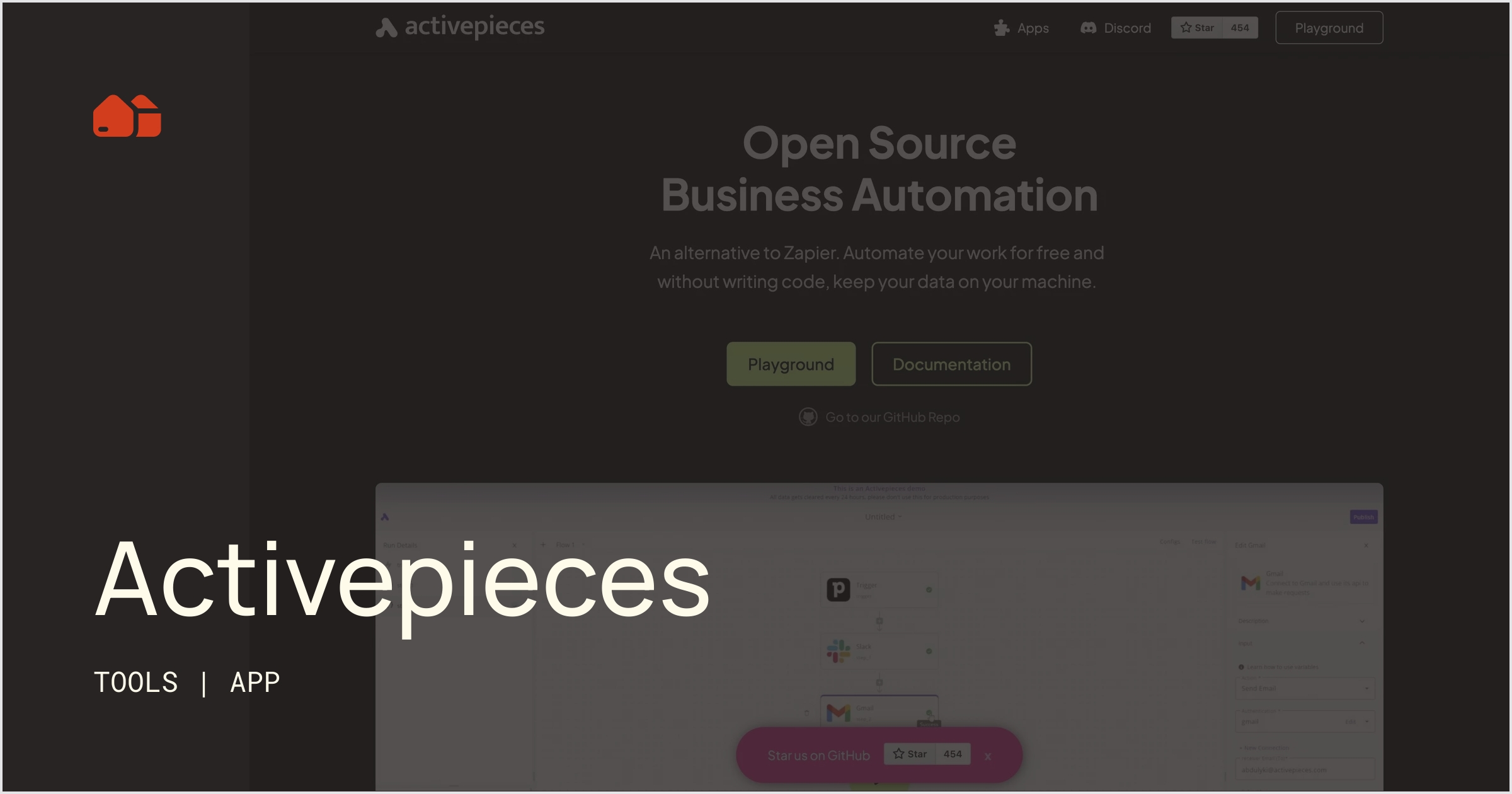 Activepieces [app] No Code Supply Co