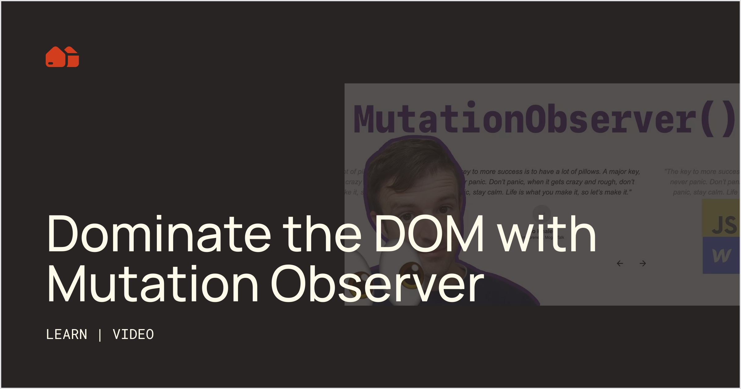 Dominate the DOM with Mutation Observer [Video] No-Code Supply Co.