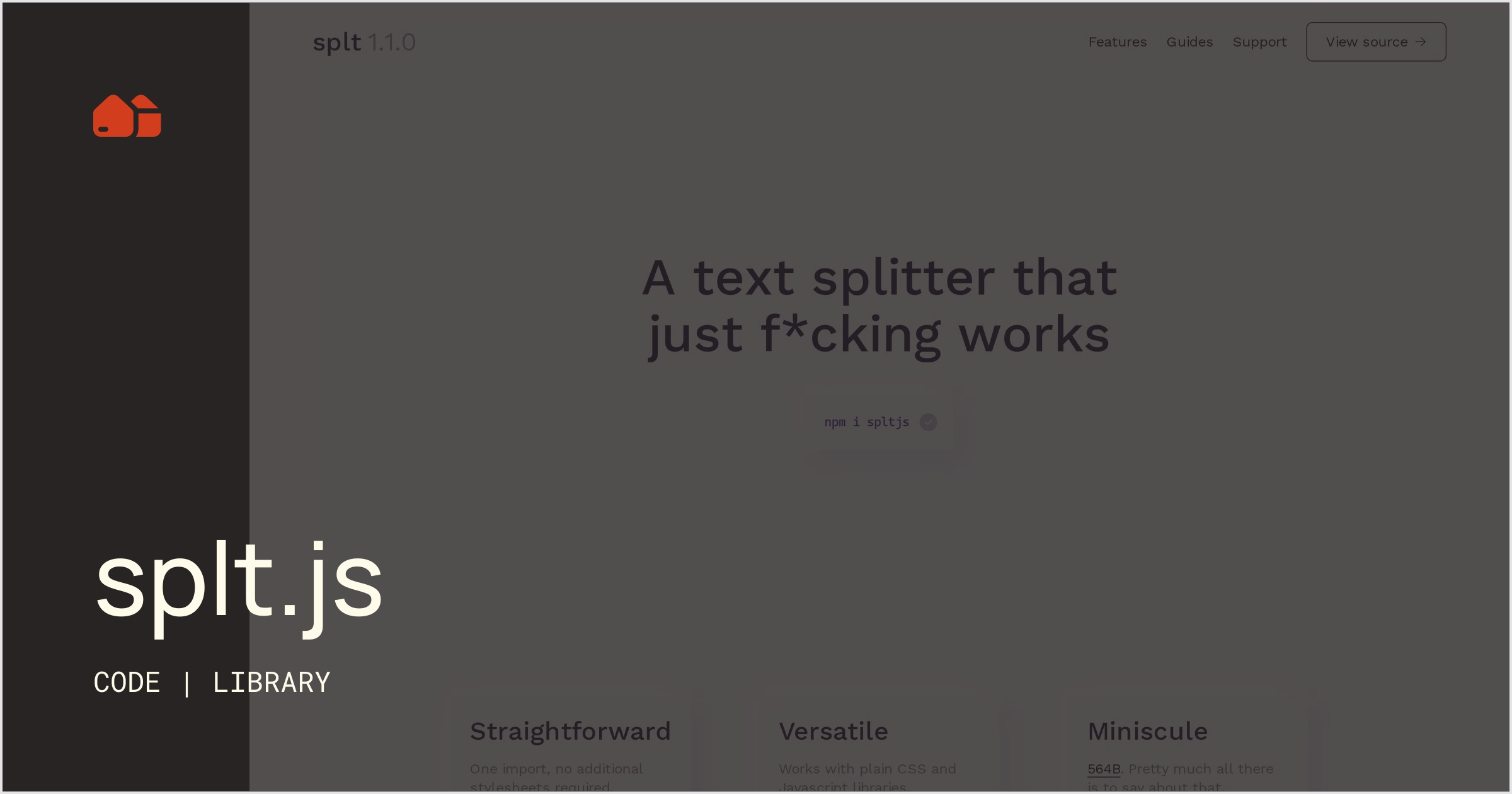 splt.js [Library] No-Code Supply Co.