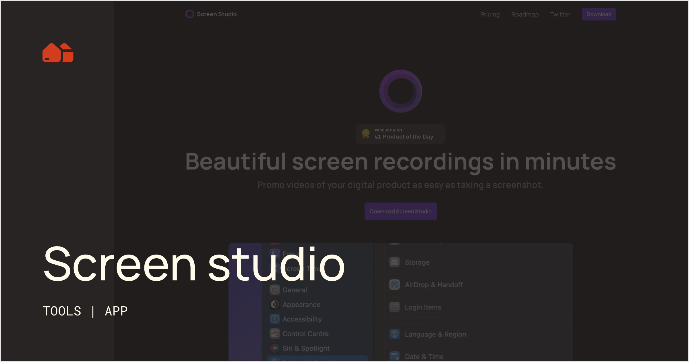 Screen studio [App] No-Code Supply Co.