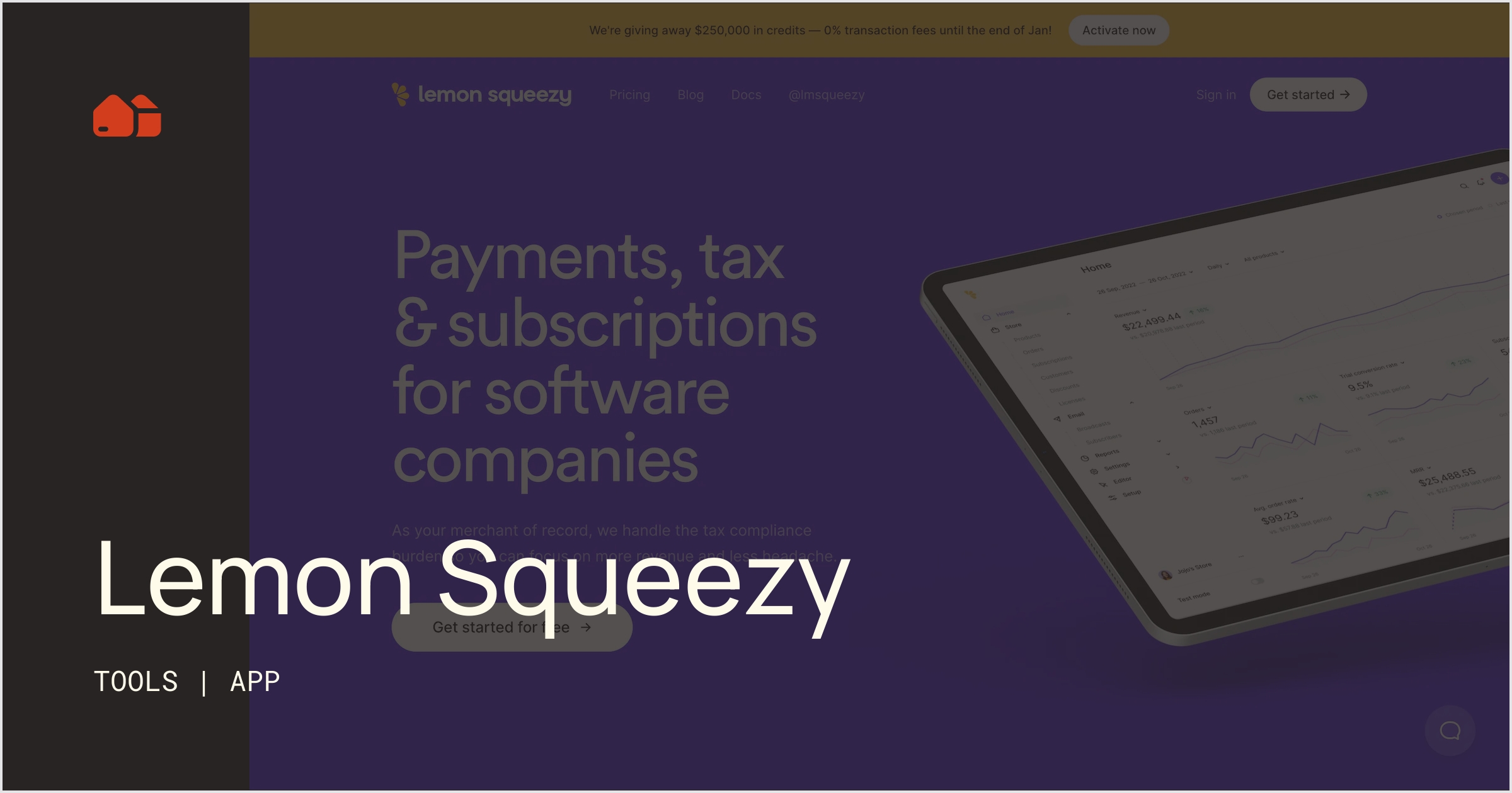 Lemon Squeezy [App] No-Code Supply Co.