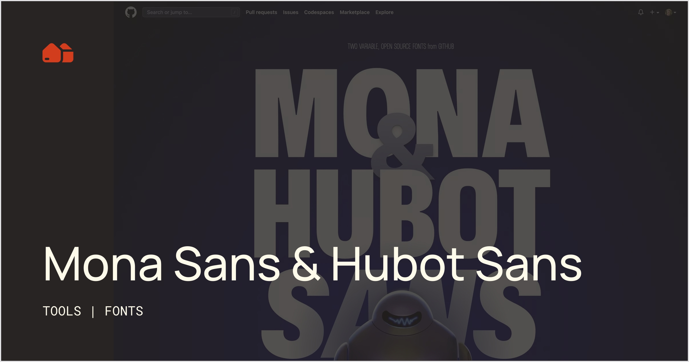 Mona Sans & Hubot Sans [Fonts] No-Code Supply Co.