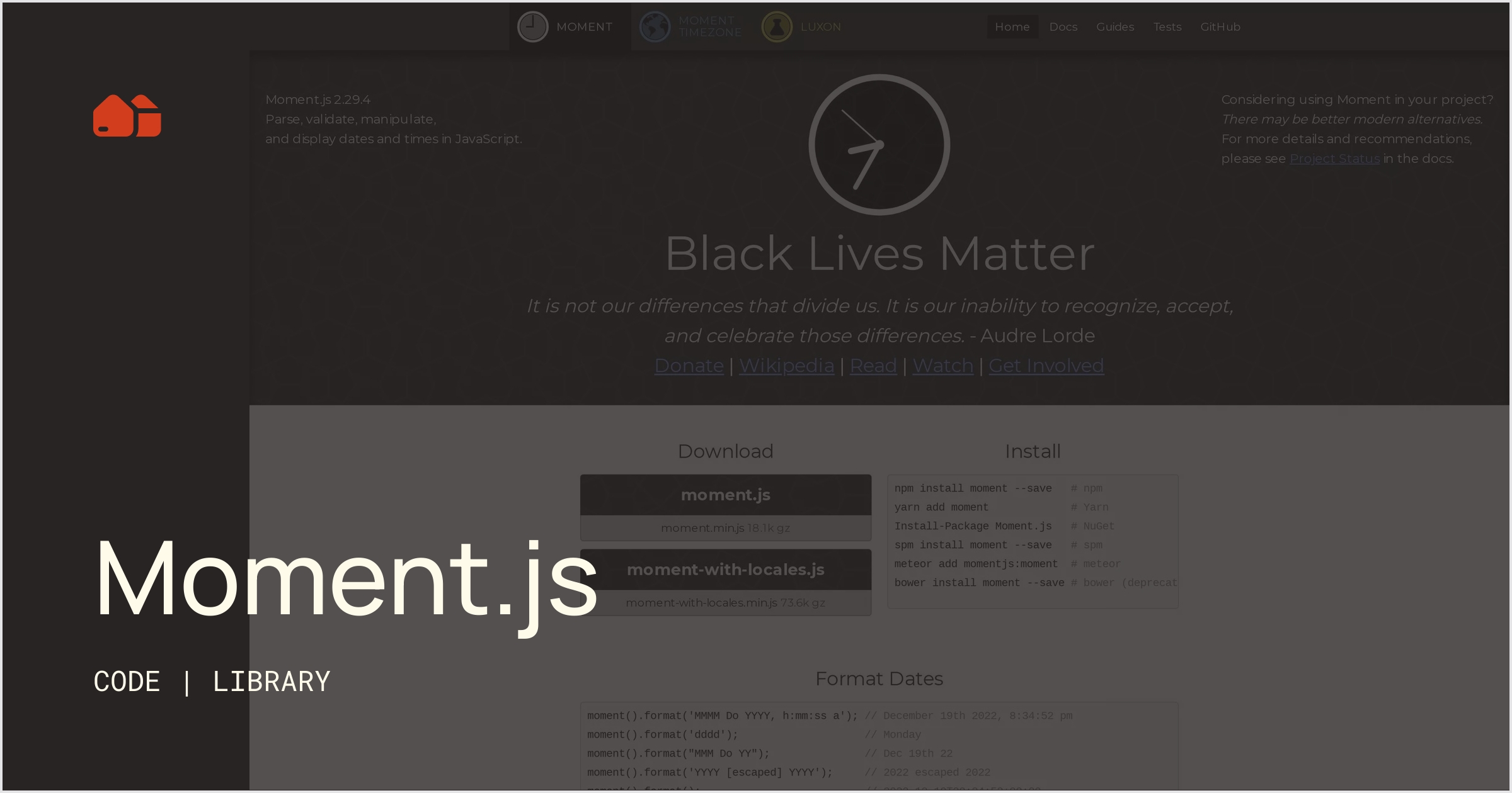 Moment.js [Library] No-Code Supply Co.