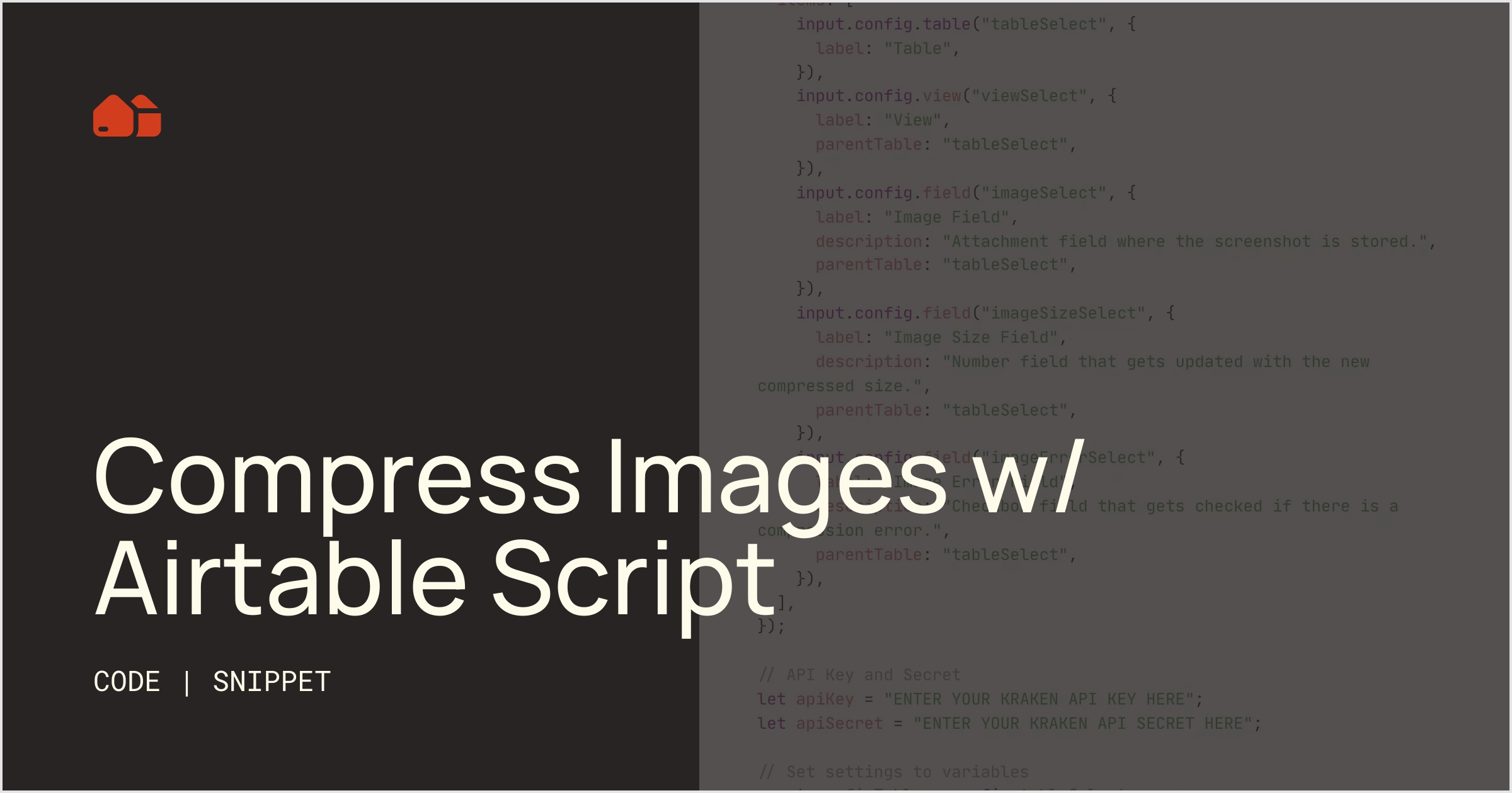 Compress Images w/ Airtable Script [Snippet] No-Code Supply Co.
