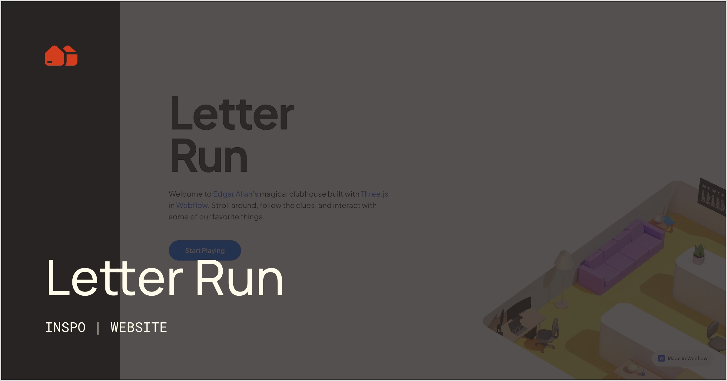 Letter Run [Website] No-Code Supply Co.