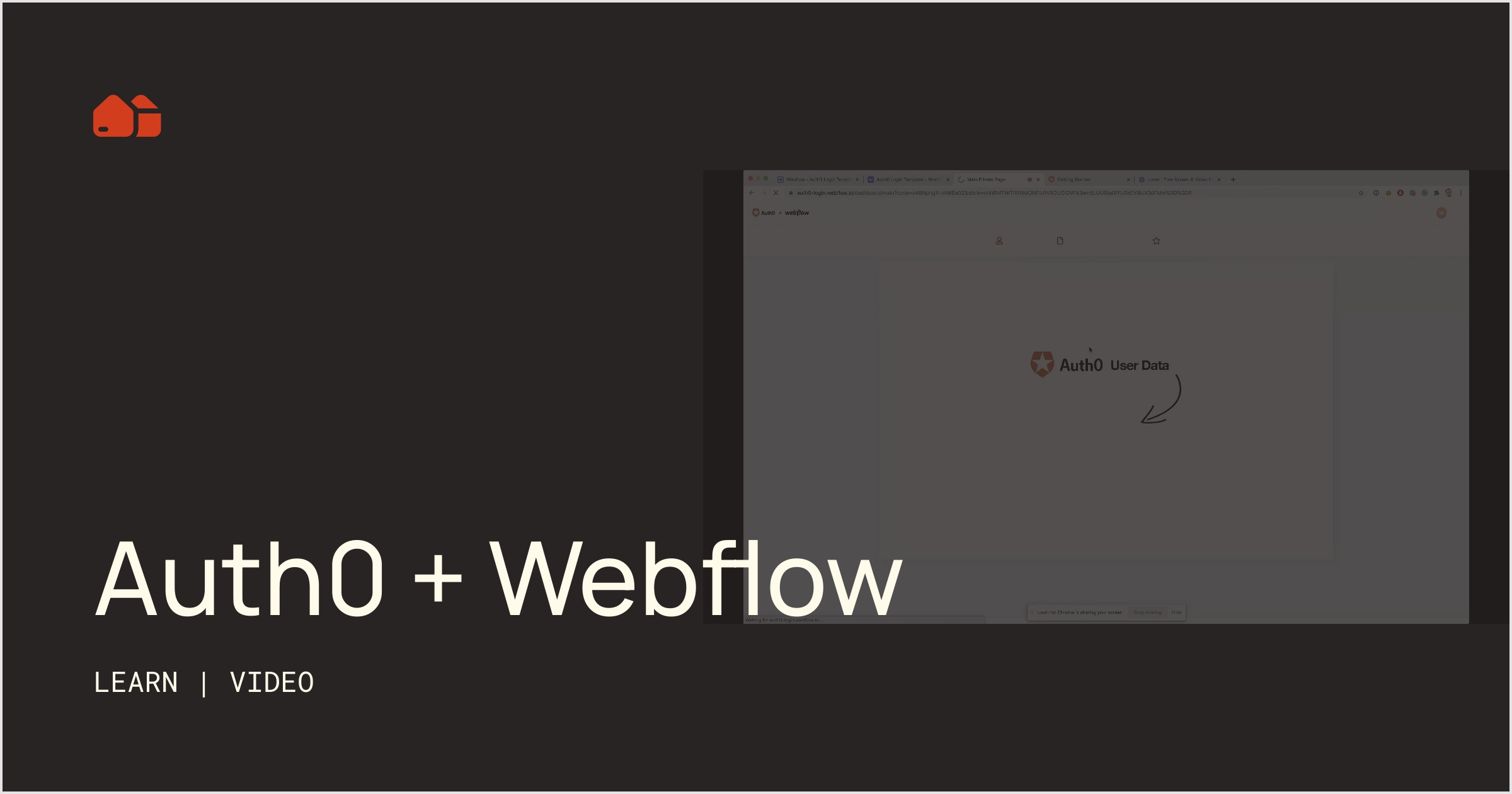 Auth0 + Webflow [Video] No-Code Supply Co.