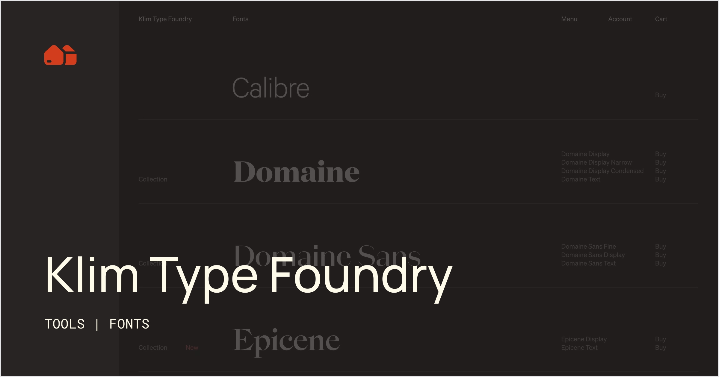Klim Type Foundry [Fonts] No-Code Supply Co.