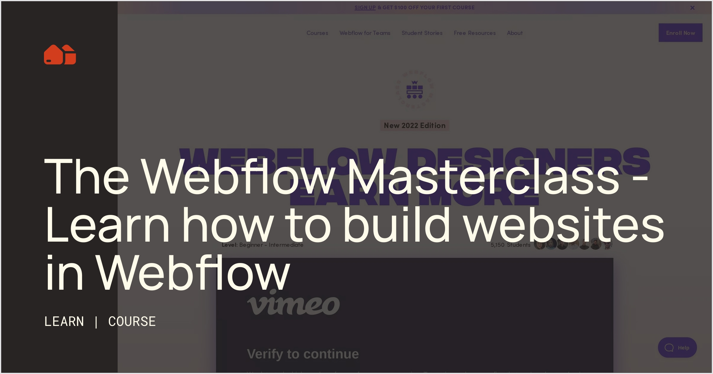 The Webflow Masterclass - Learn how to build websites in Webflow ...