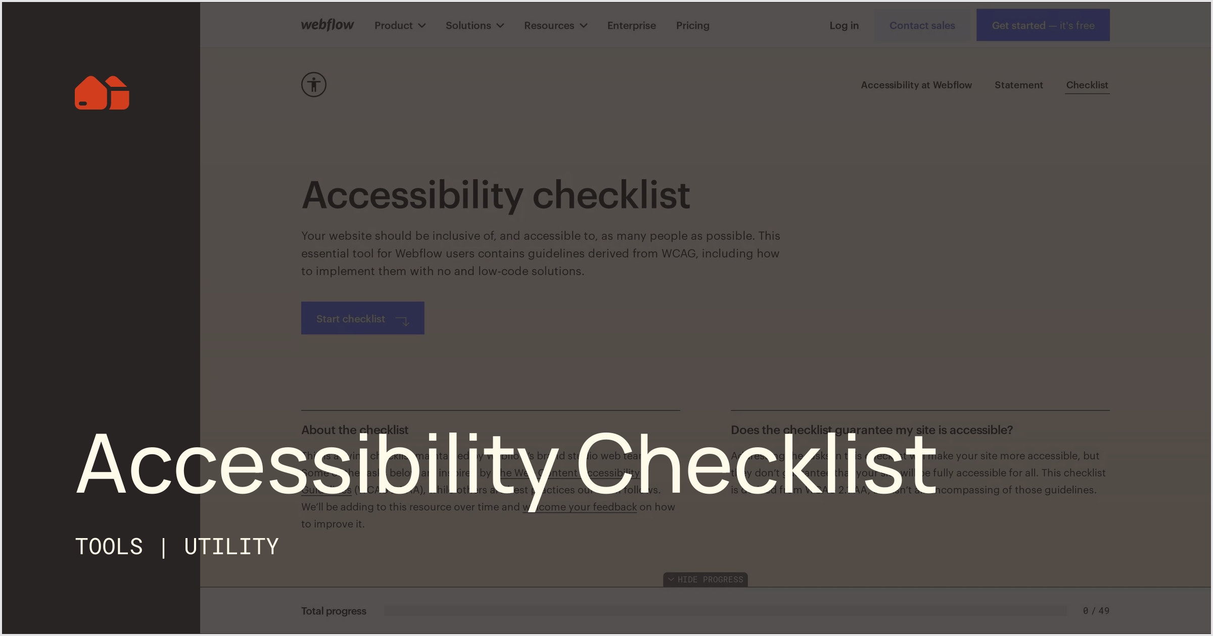 Accessibility Checklist [Utility] No-Code Supply Co.