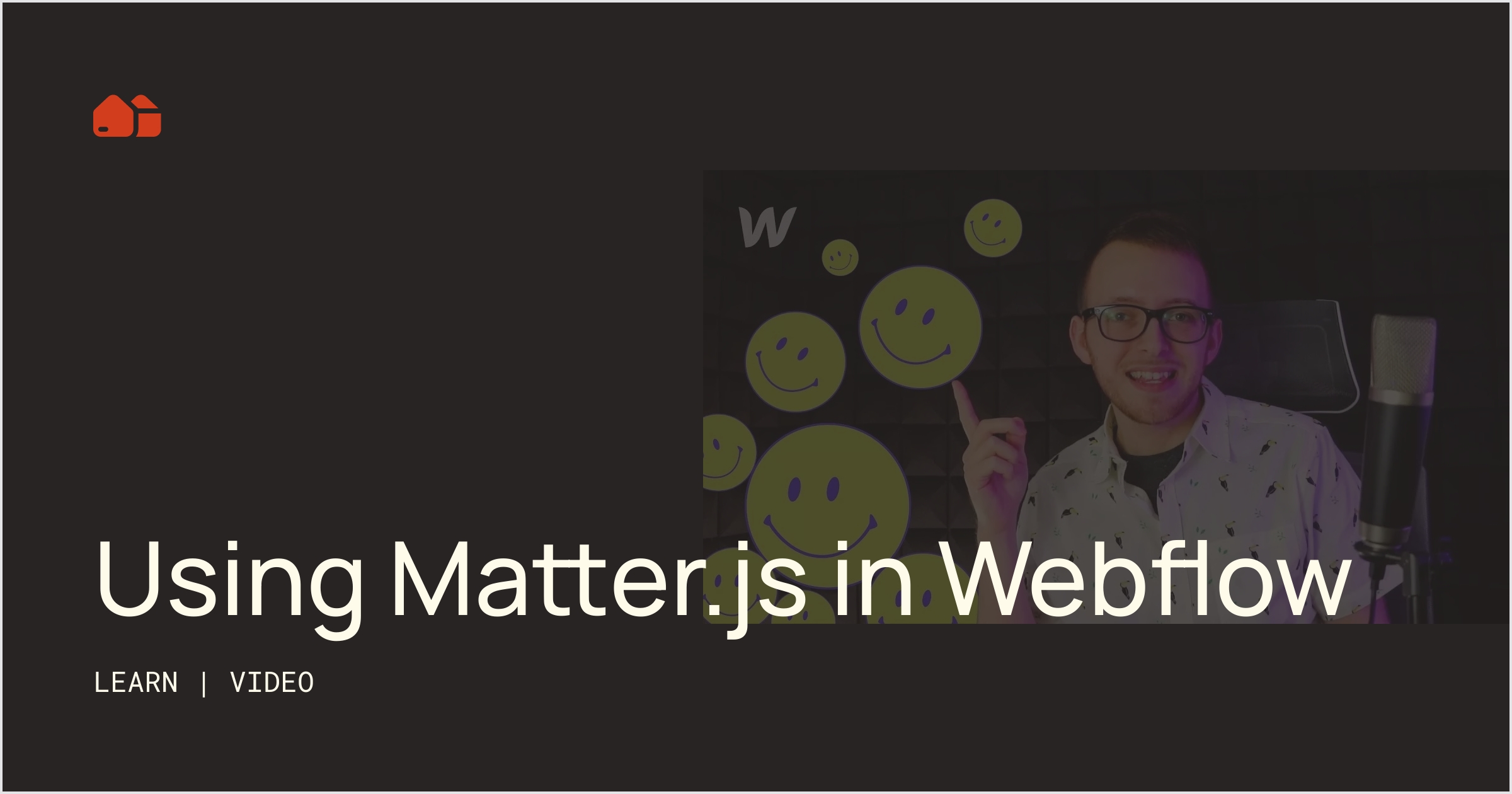 Using Matter.js in Webflow [Video] No-Code Supply Co.