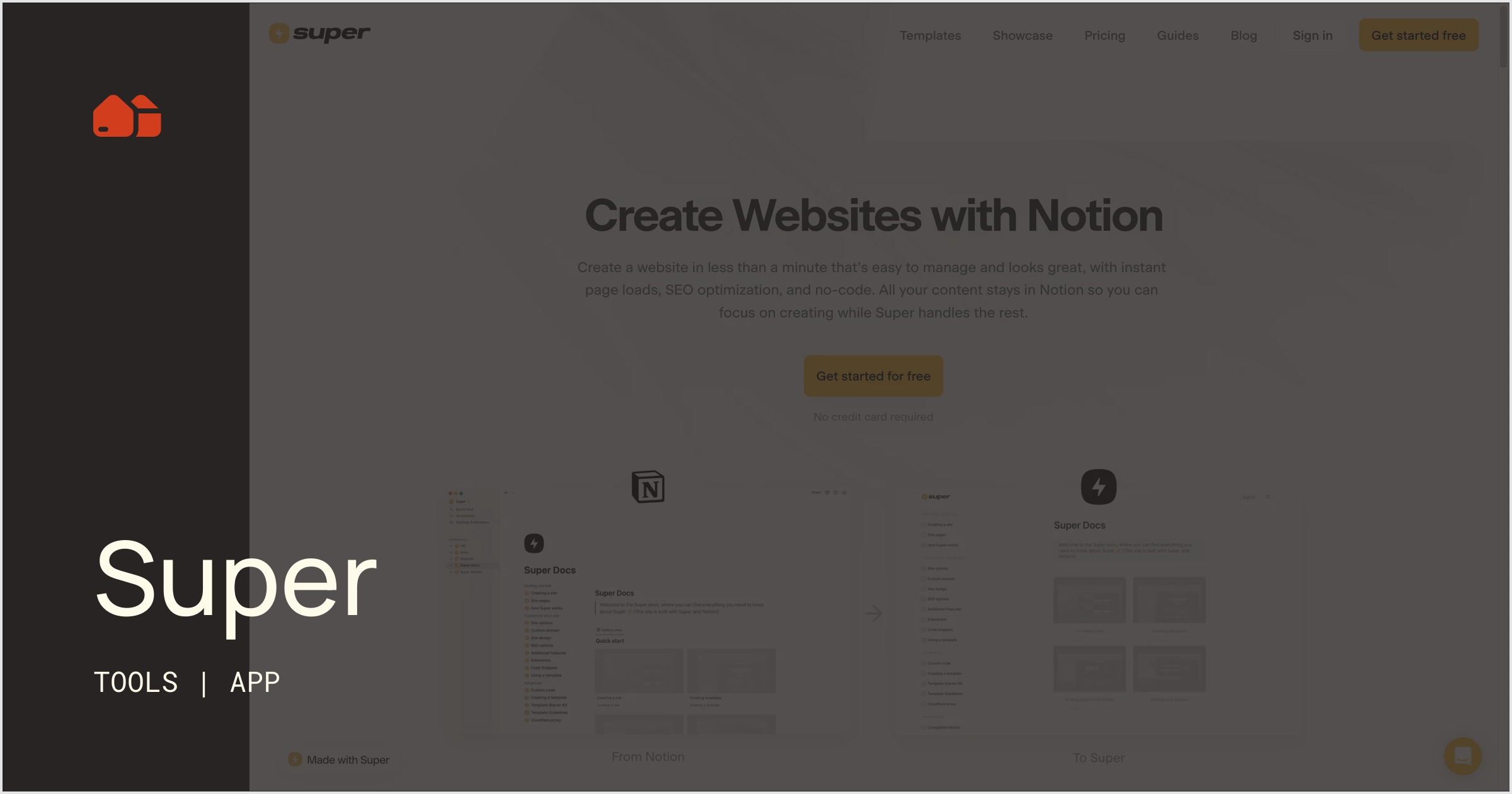 Super [App] No-Code Supply Co.