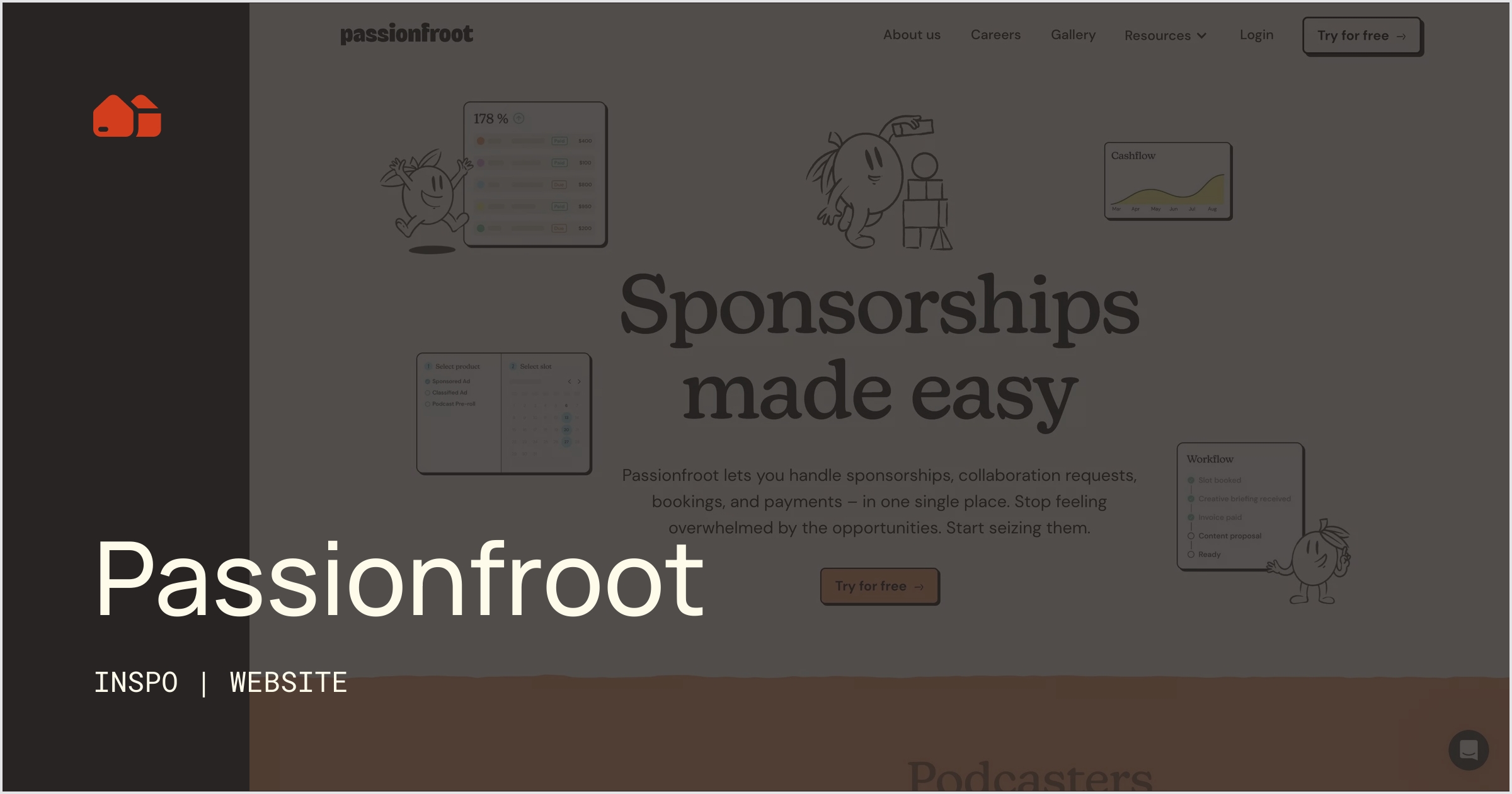 Passionfroot [Website] No-Code Supply Co.