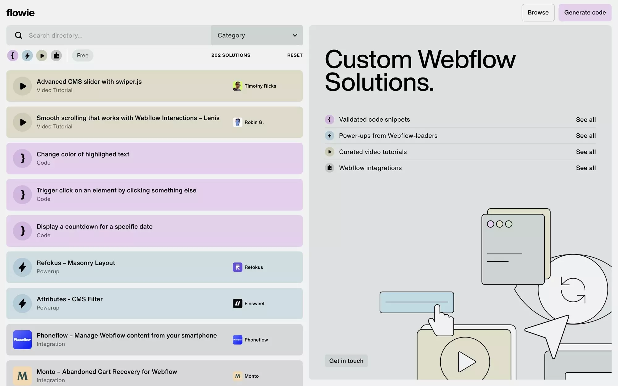 Flowie [Directory] No-Code Supply Co.