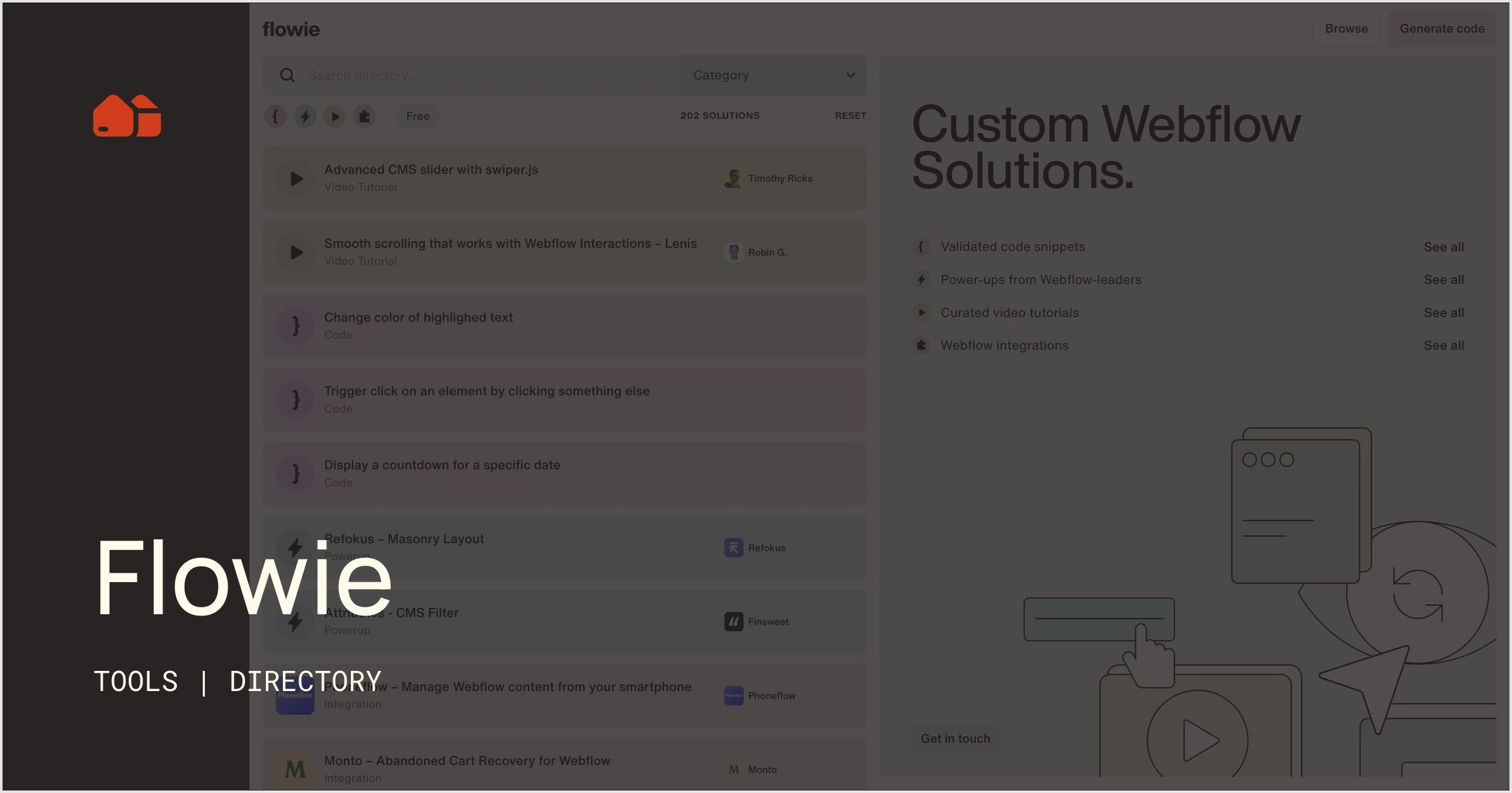 Flowie [Directory] No-Code Supply Co.