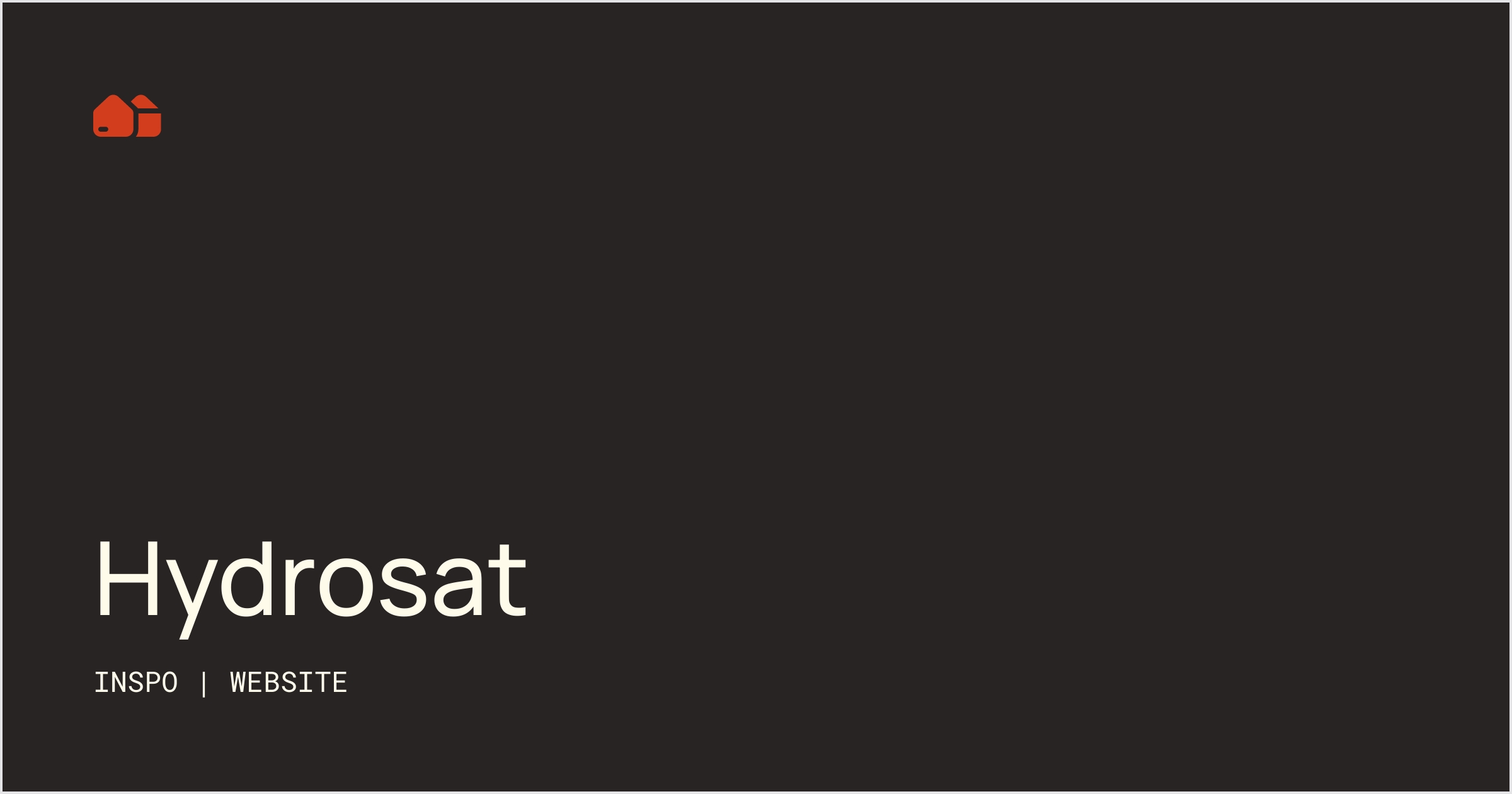 Hydrosat [Website] No-Code Supply Co.