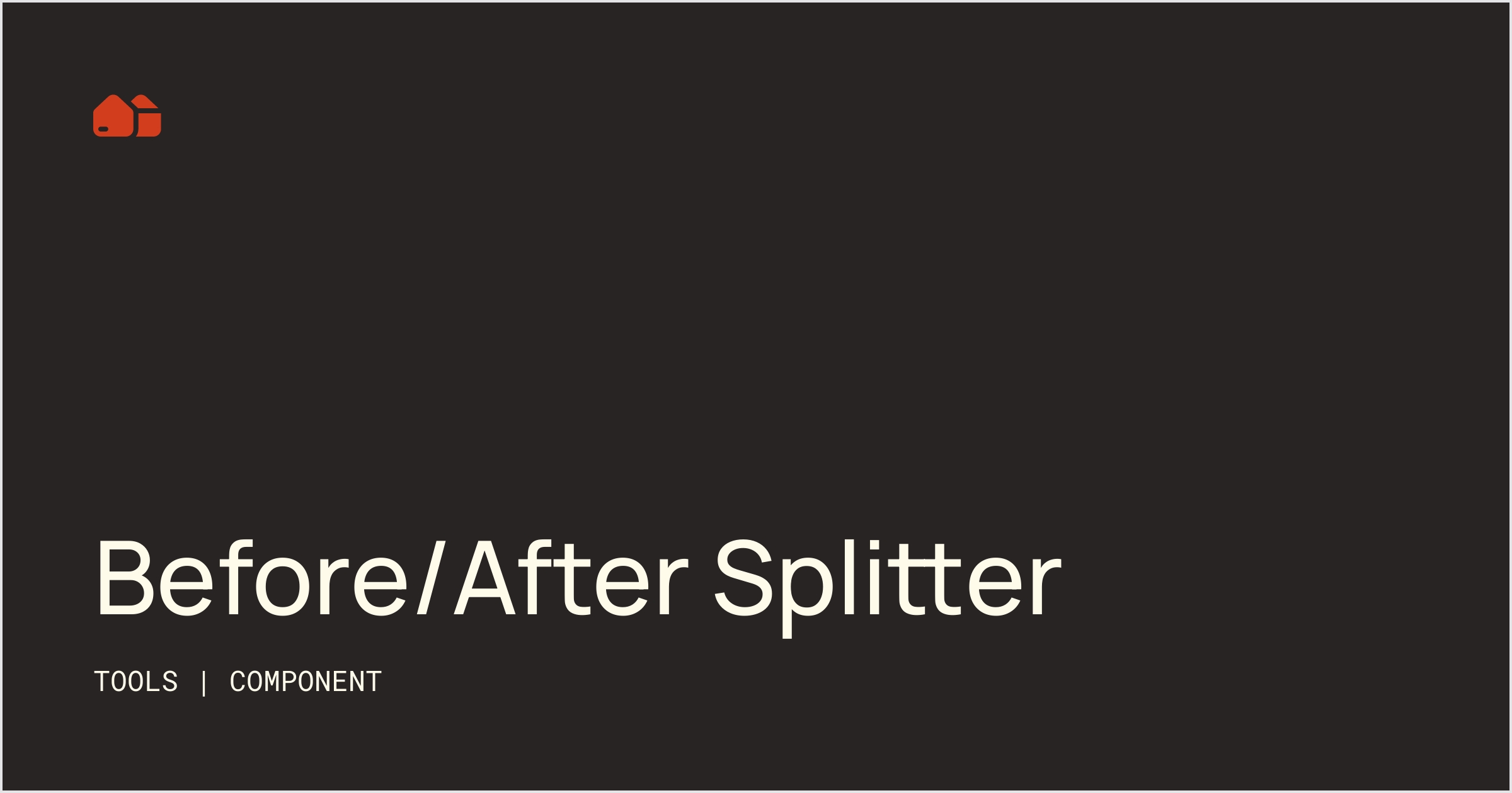 Before/After Splitter [Component] No-Code Supply Co.