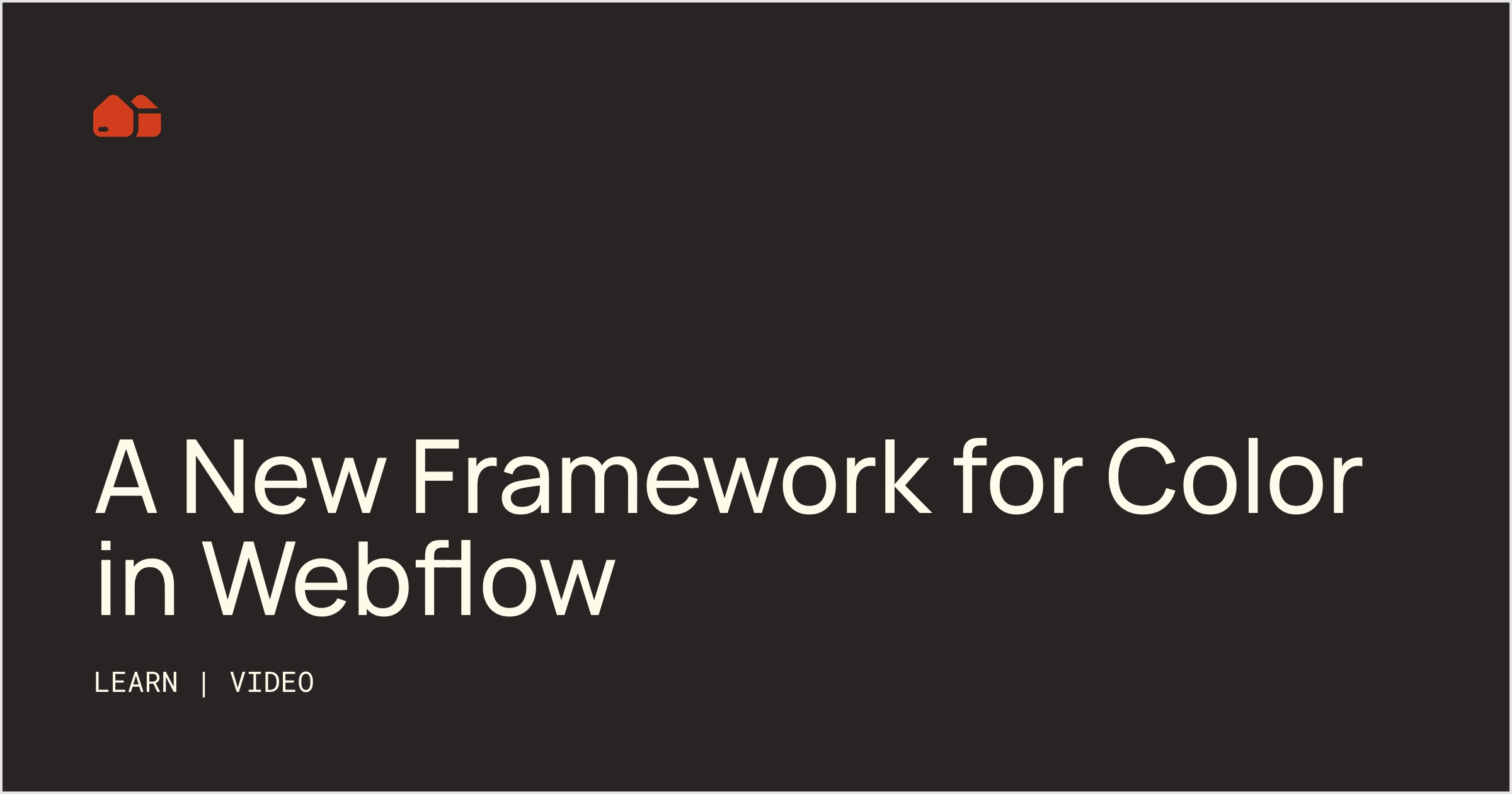 A New Framework for Color in Webflow [Video] No-Code Supply Co.