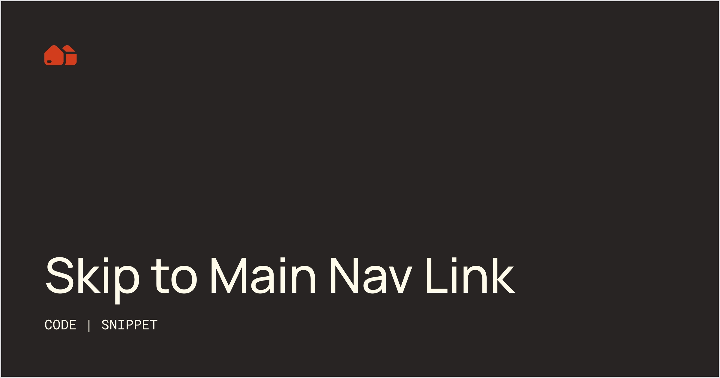 Skip to Main Nav Link [Snippet] No-Code Supply Co.