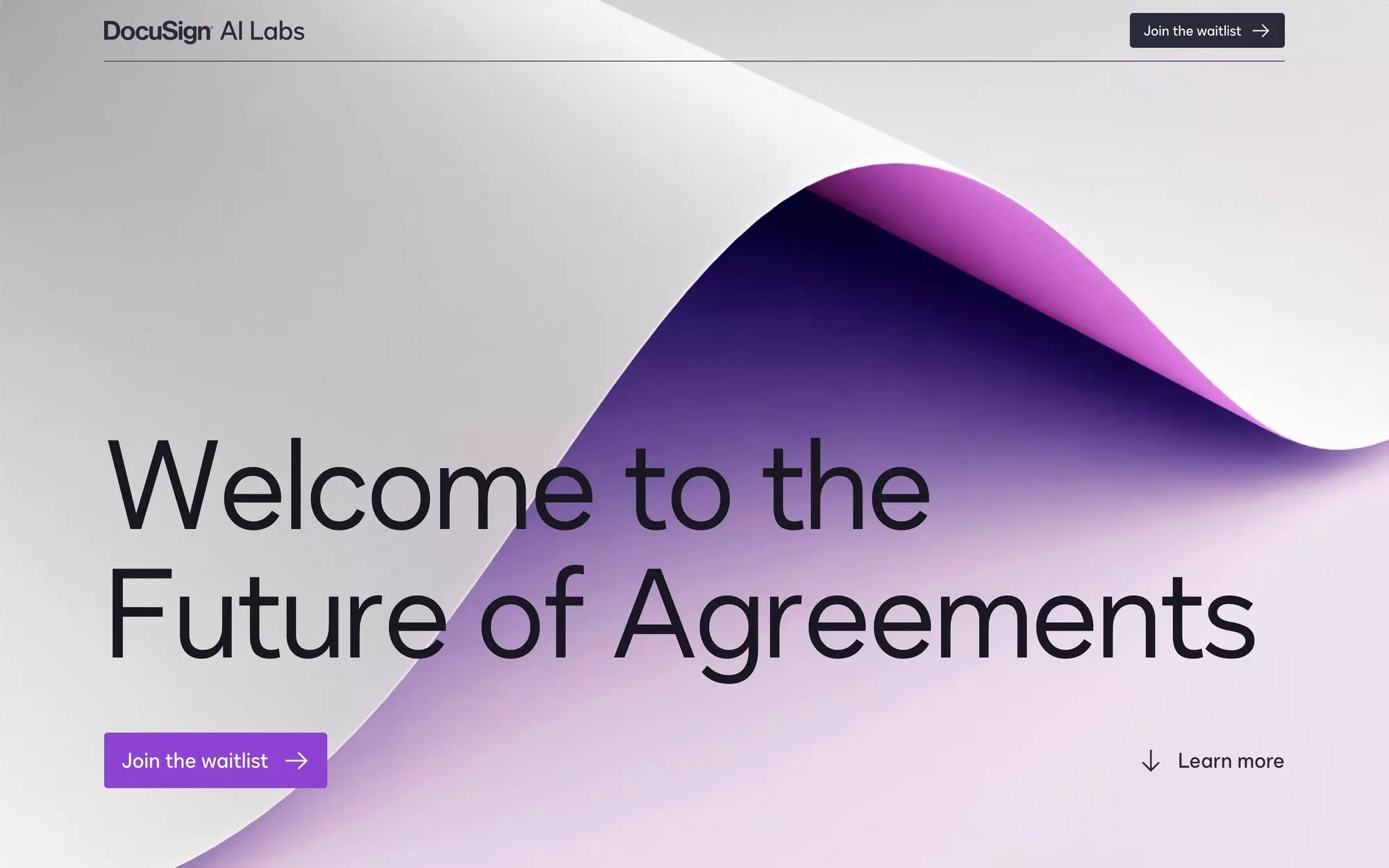 DocuSign AI Labs [Website] No-Code Supply Co.