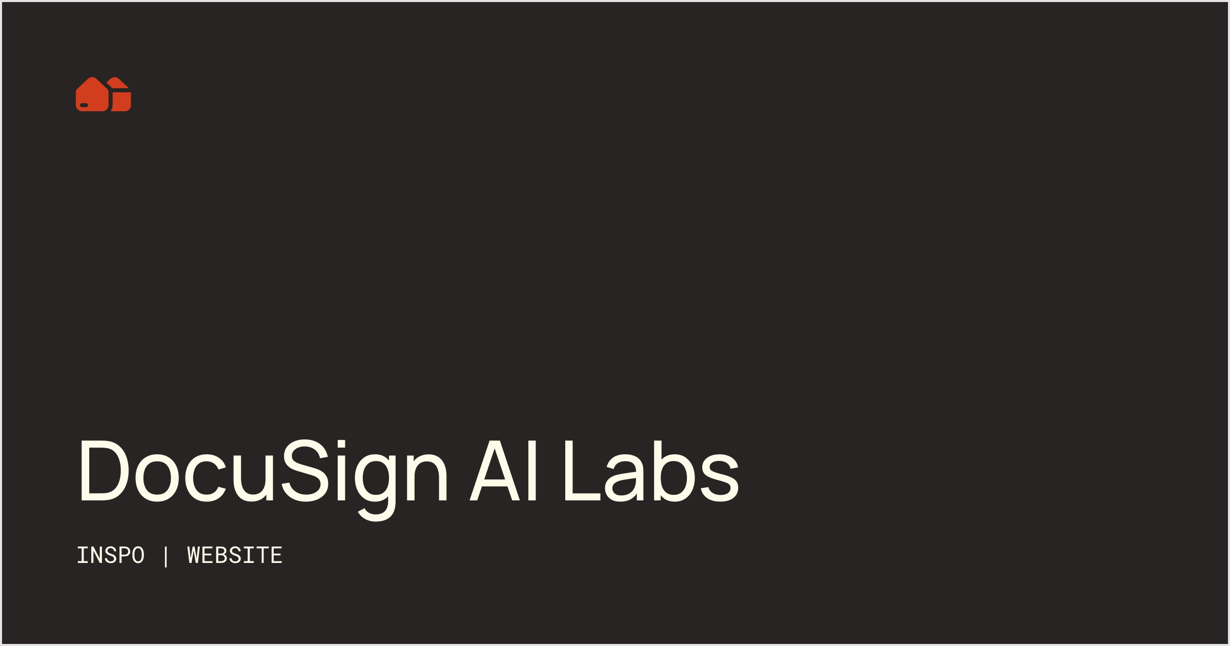 DocuSign AI Labs [Website] No-Code Supply Co.