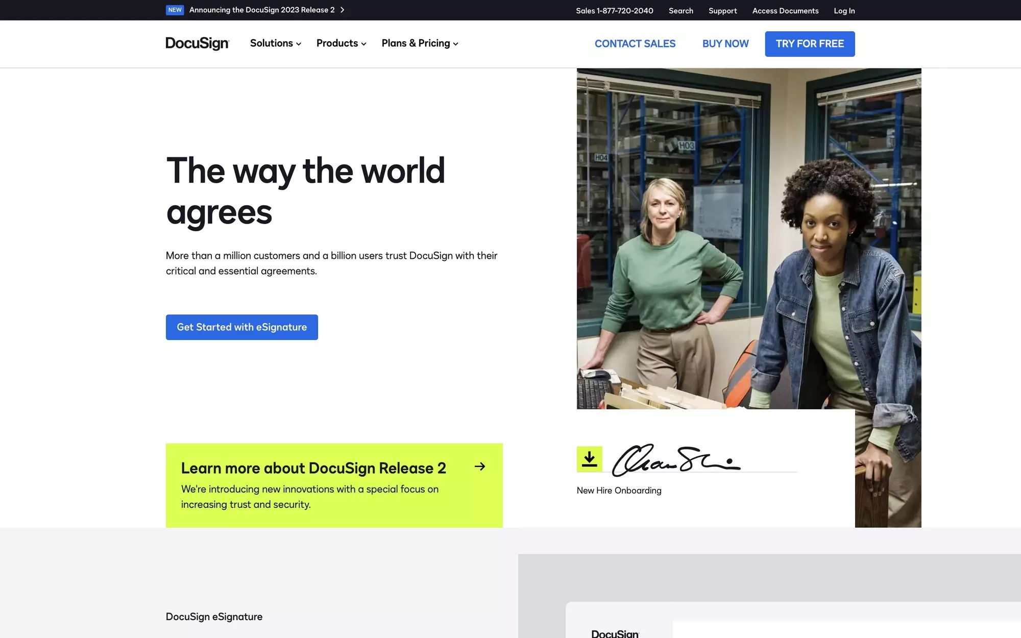 DocuSign [Website] No-Code Supply Co.