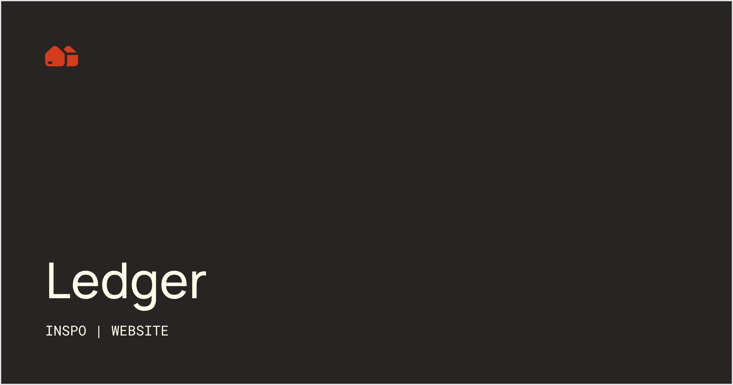 Ledger [Website] No-Code Supply Co.