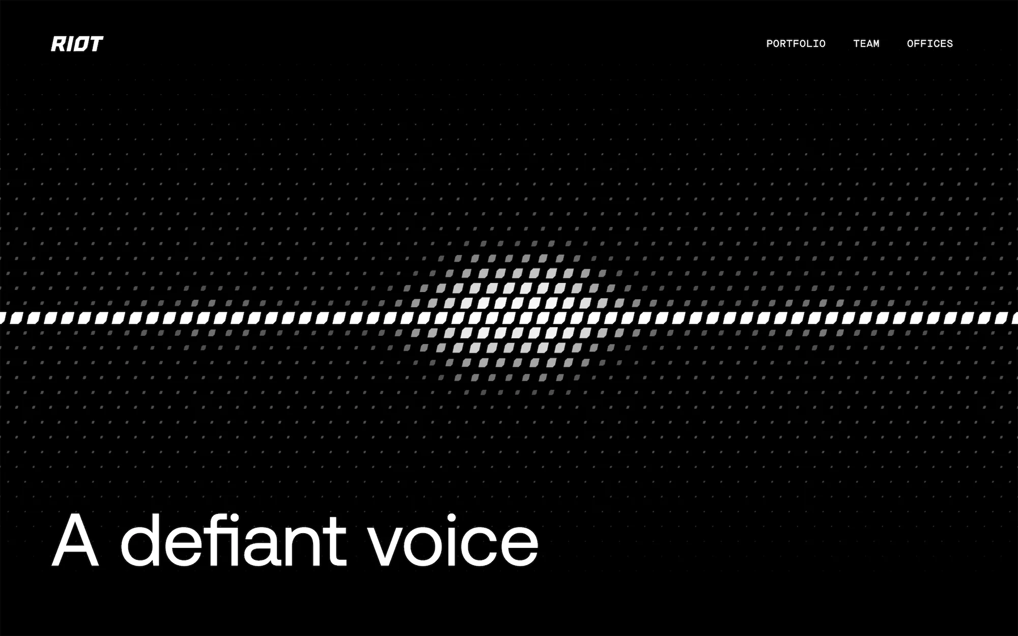 Riot Ventures [Website] No-Code Supply Co.