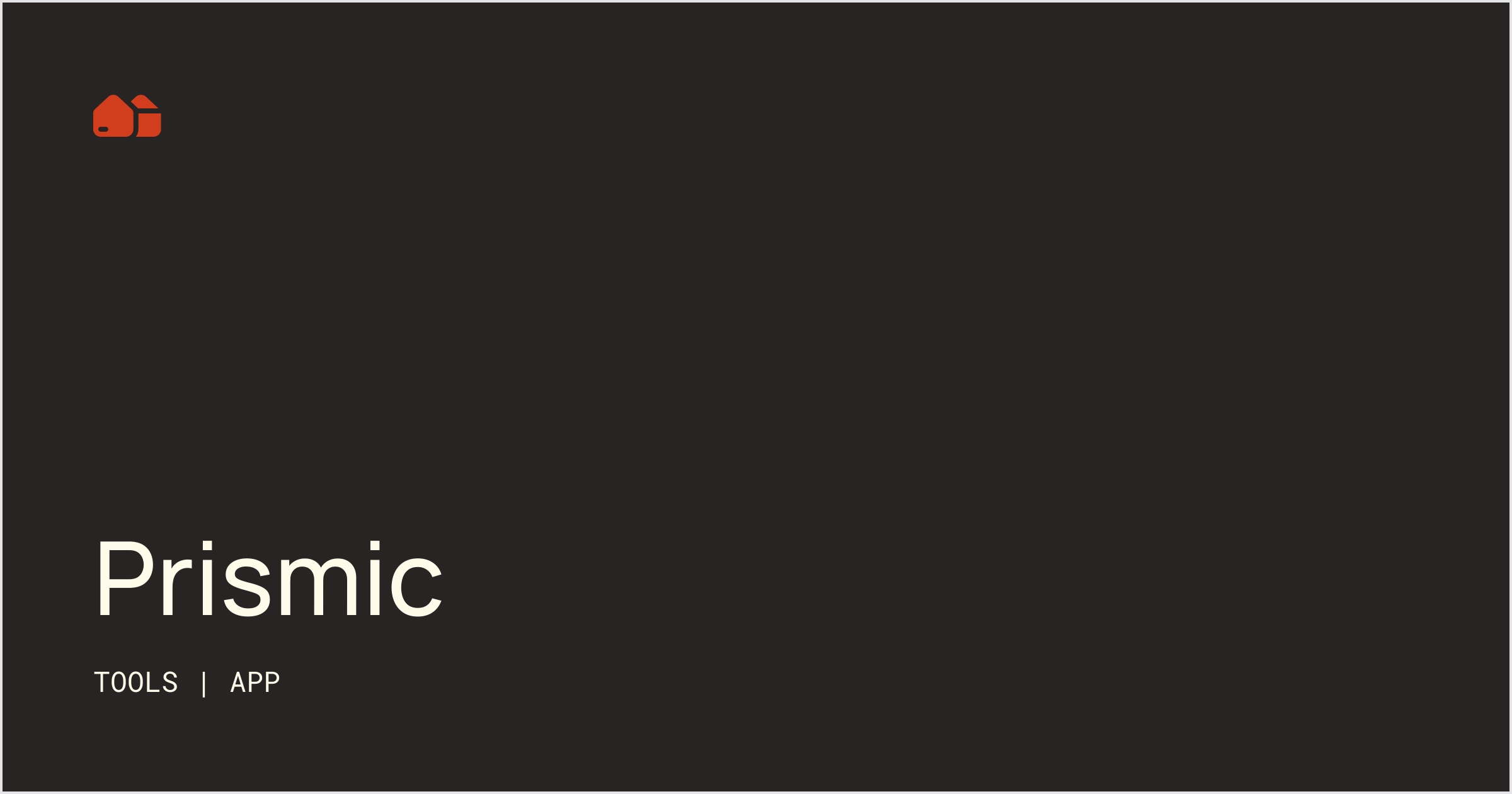 Prismic [App] No-Code Supply Co.