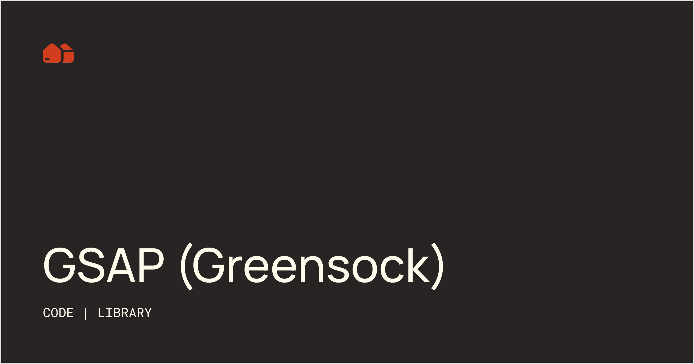 GSAP (Greensock) [Library] No-Code Supply Co.