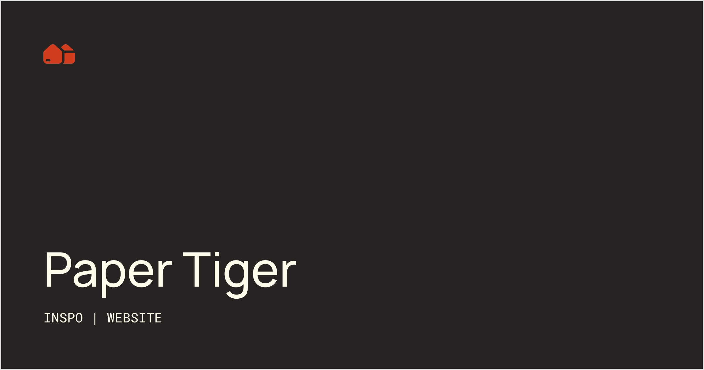 Paper Tiger [Website] No-Code Supply Co.