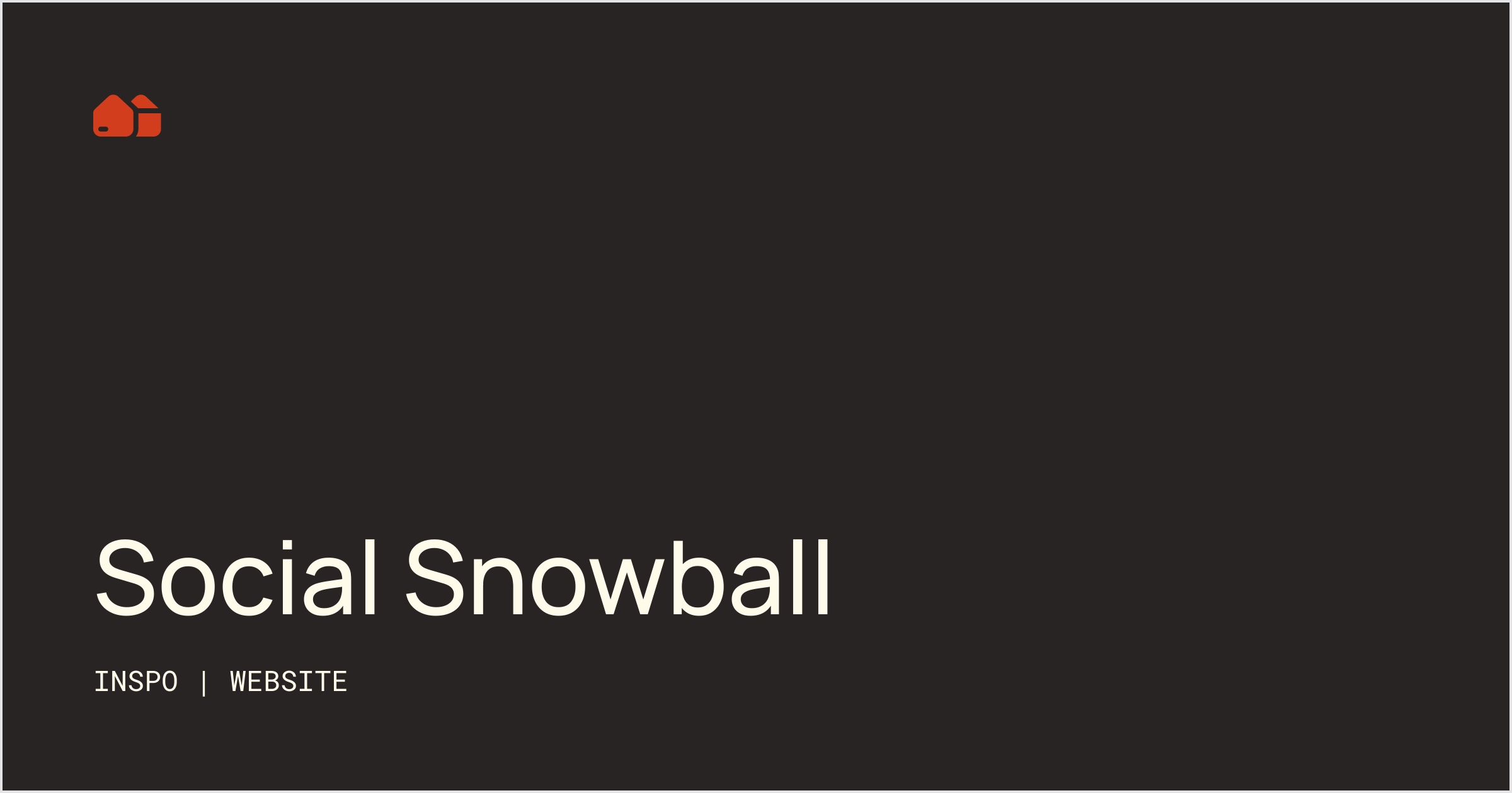 Social Snowball [Website] No-Code Supply Co.