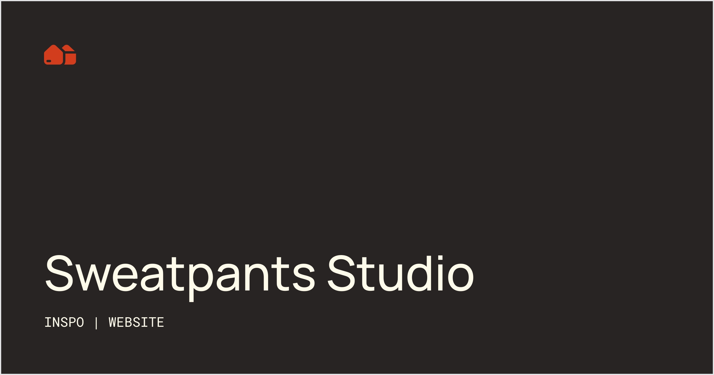Sweatpants Studio [Website] No-Code Supply Co.
