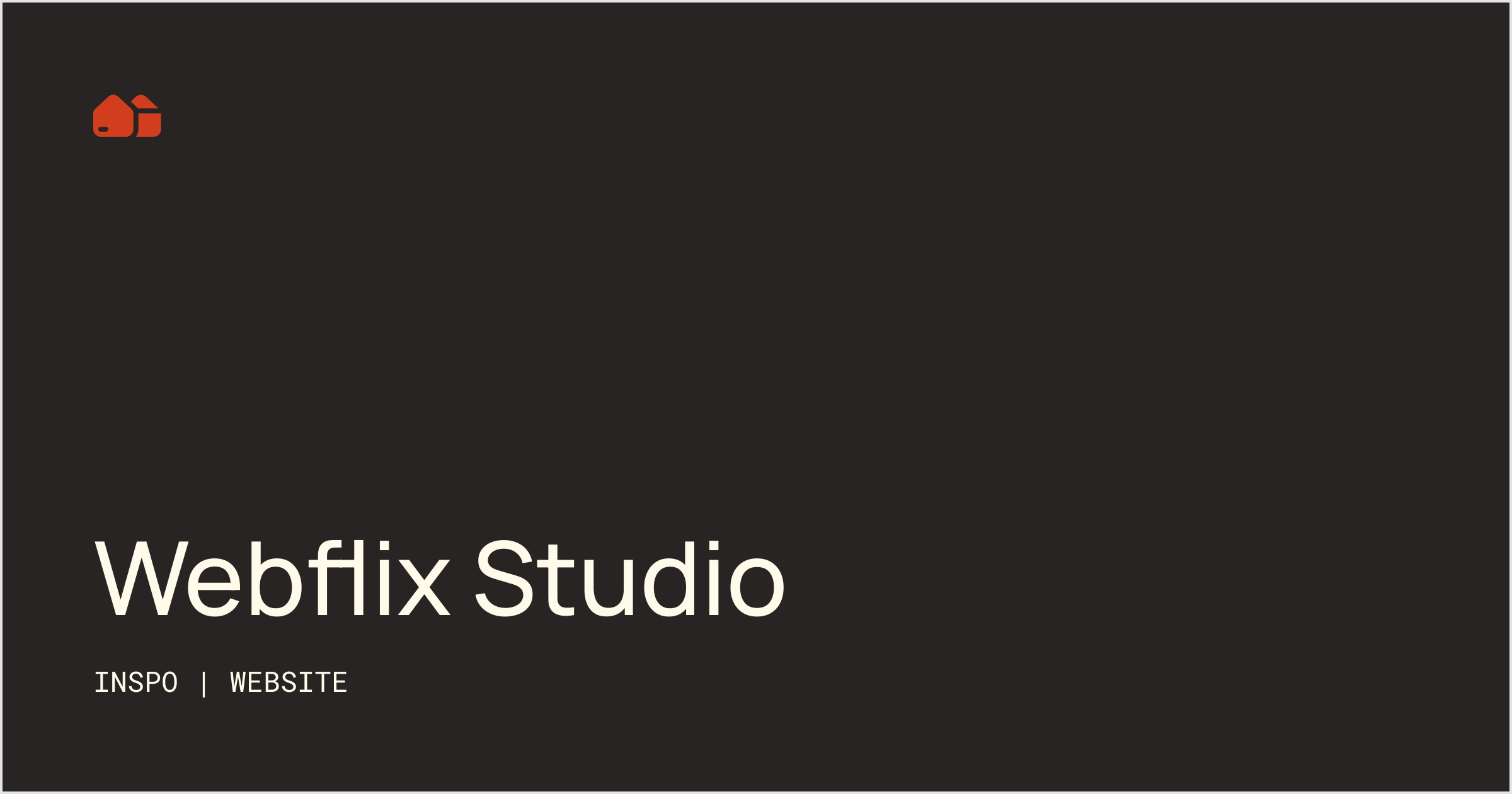 Webflix Studio [Website] No-Code Supply Co.