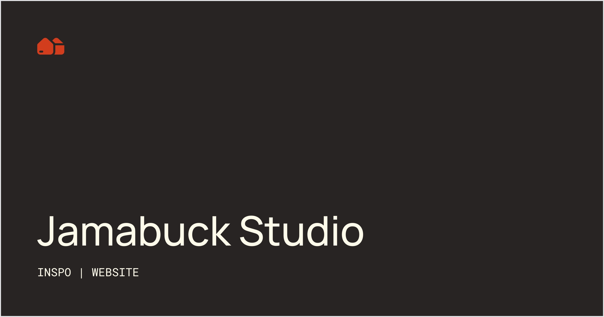 Jamabuck Studio [Website] No-Code Supply Co.