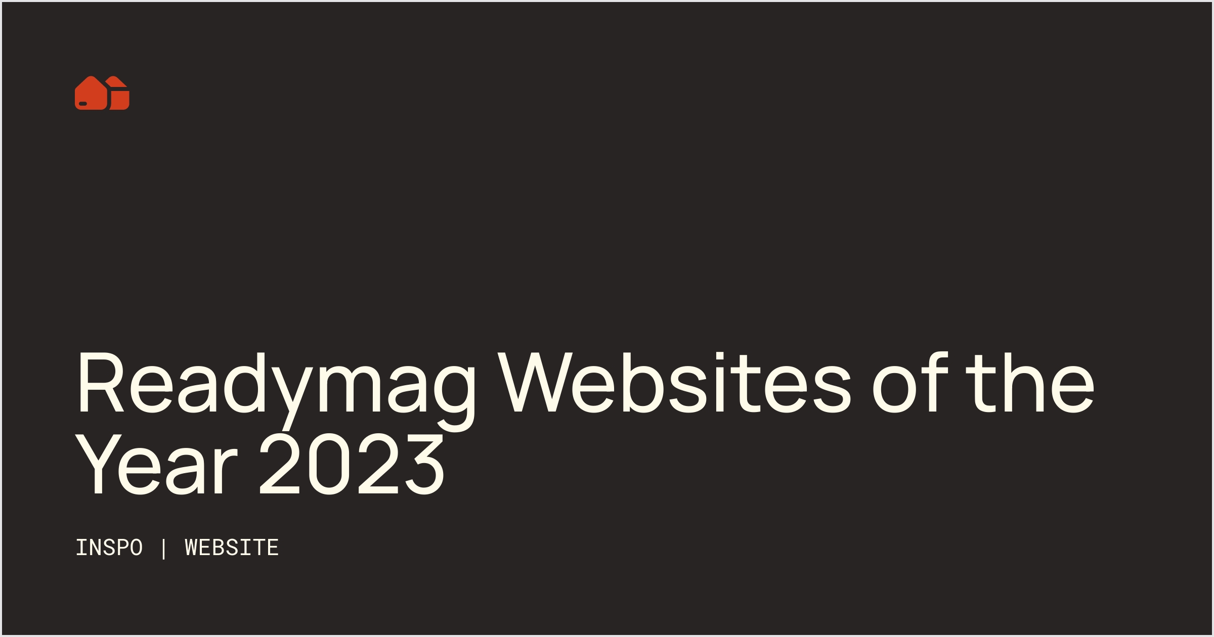 Readymag Websites of the Year 2023 [Website] No-Code Supply Co.