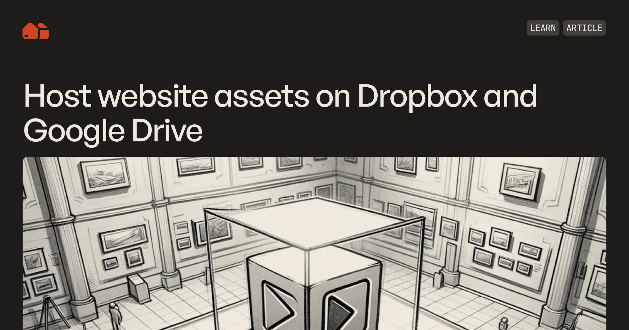 Host website assets on Dropbox and Google Drive [Blog] No-Code Supply Co.