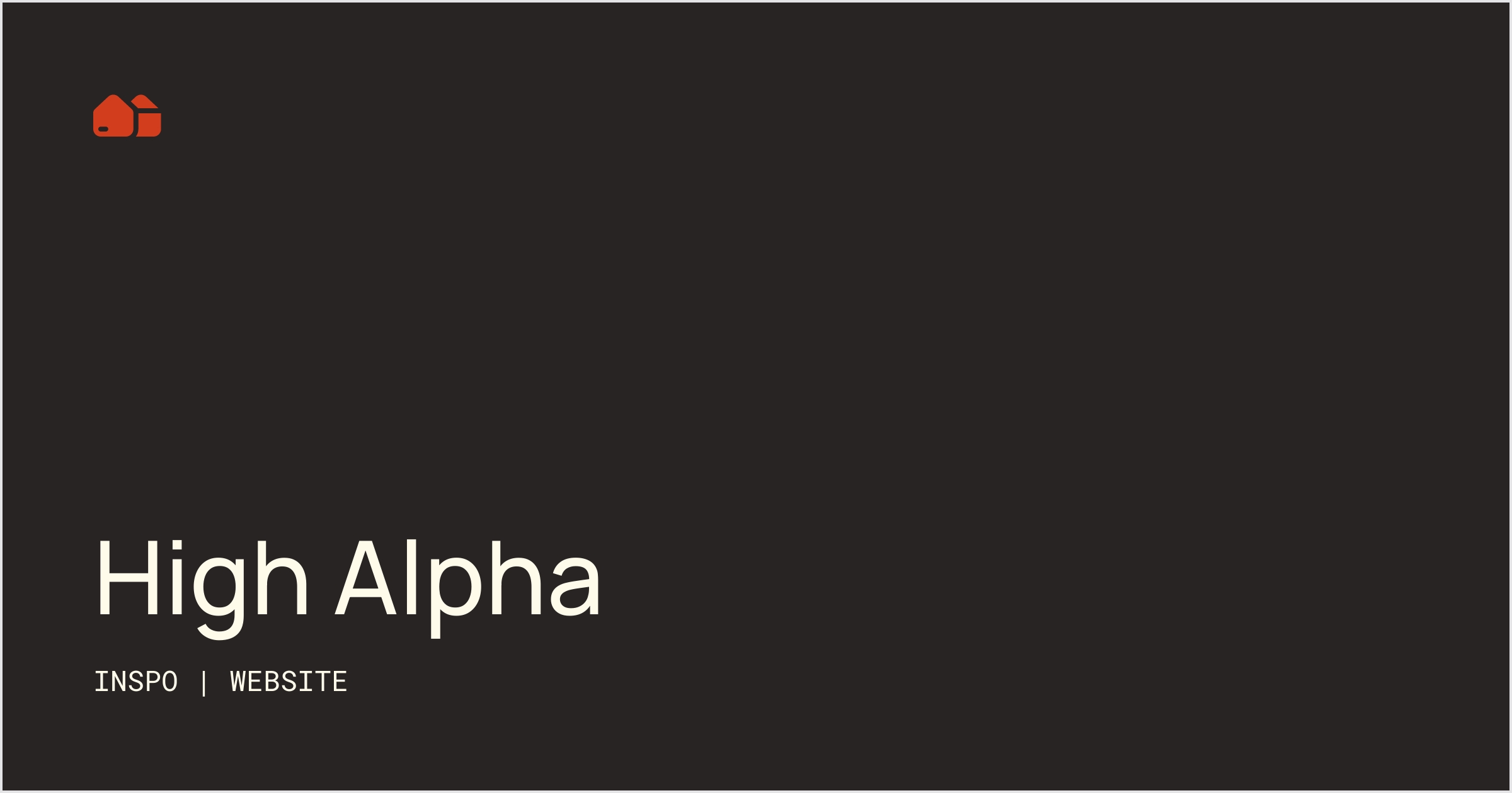 High Alpha [Website] No-Code Supply Co.