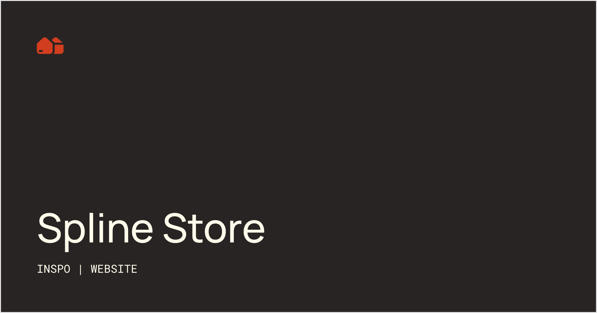 Spline Store [Website] No-Code Supply Co.