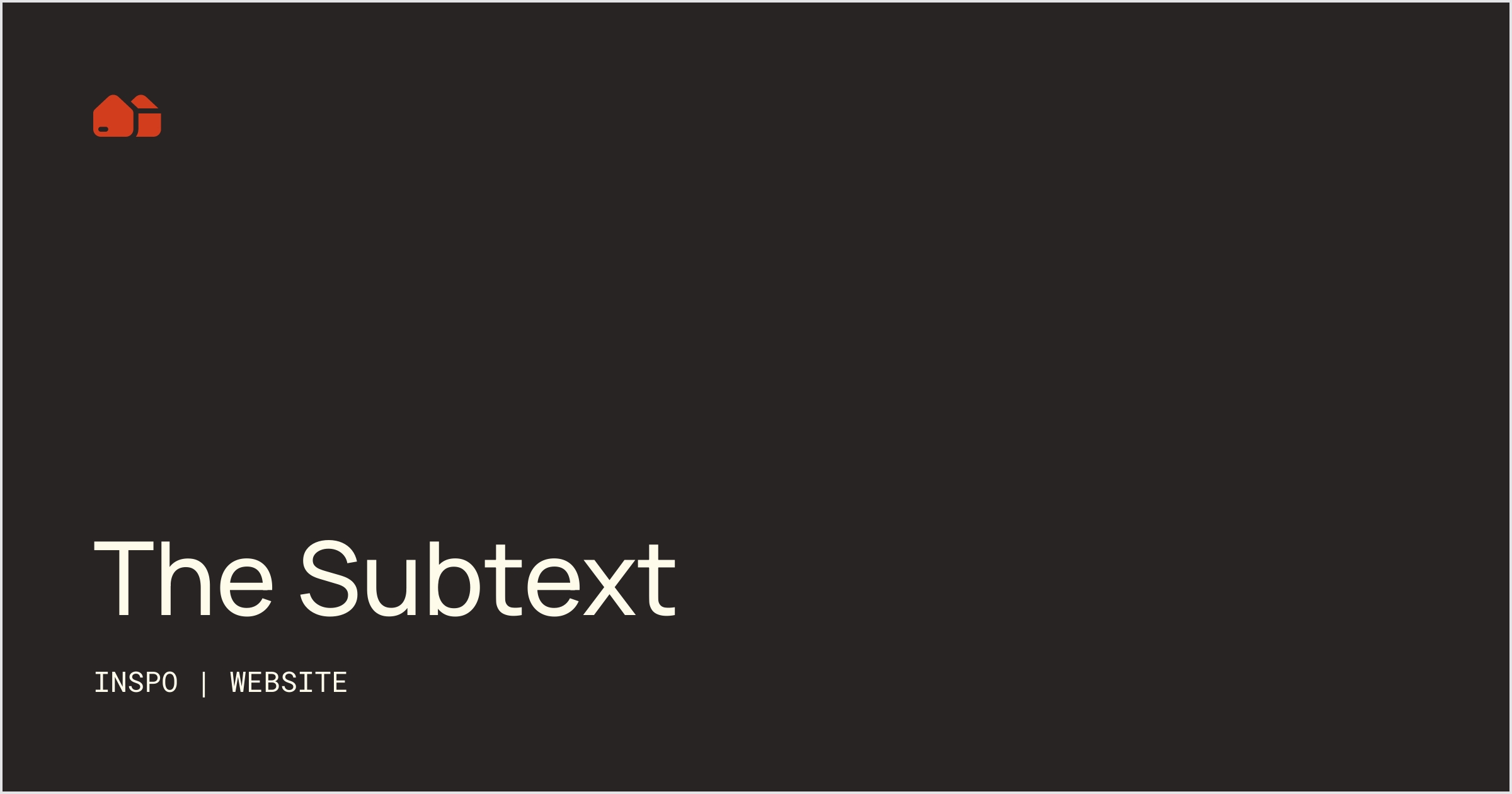 The Subtext [Website] No-Code Supply Co.